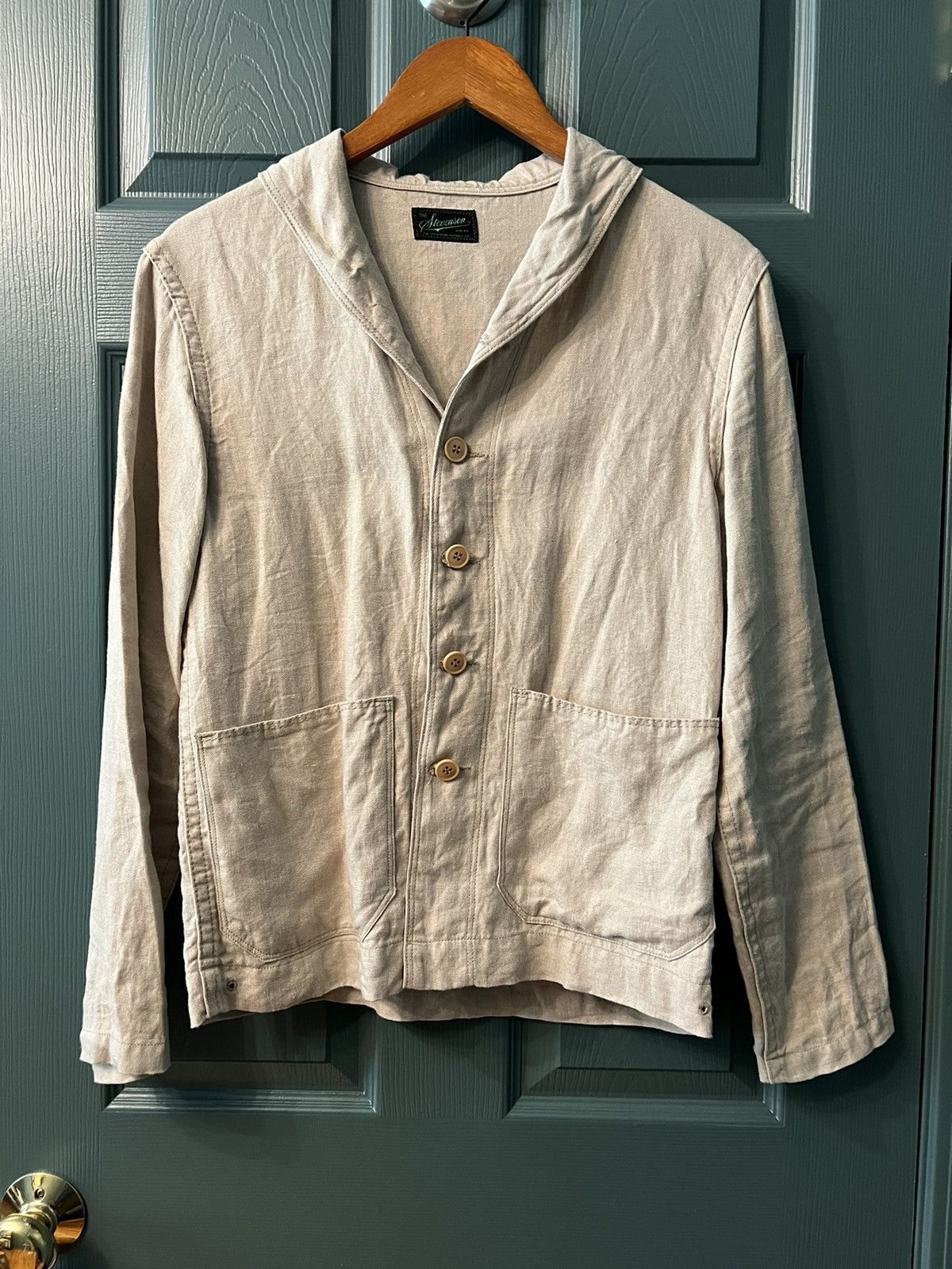 Stevenson Overall Co. Stevenson Overall Co - Seaman linen shawl collar ...