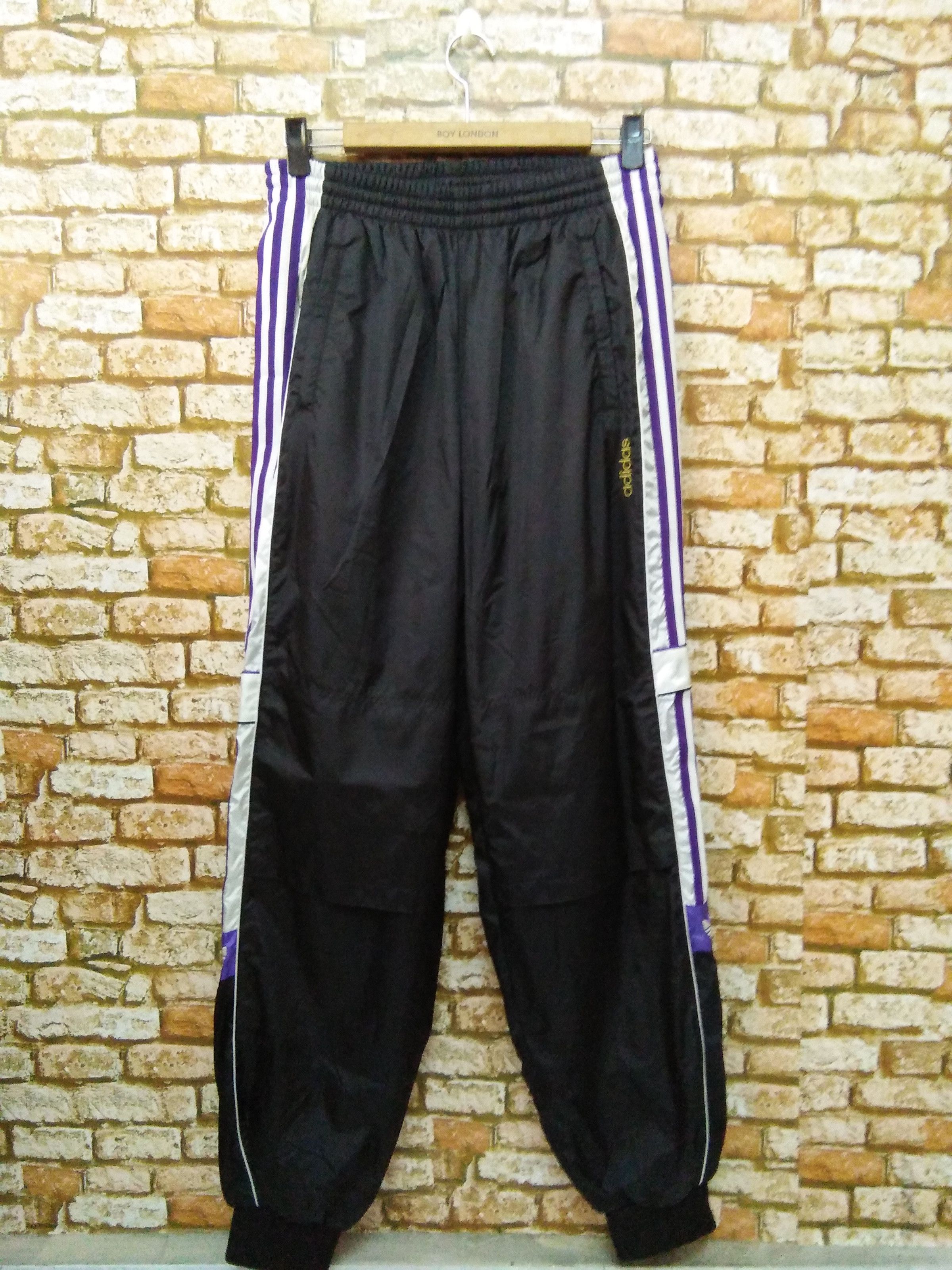 Adidas × Vintage 90s ADIDAS 3 STRIPES SIDETAP TRACK SUIT PANT (A442 ...