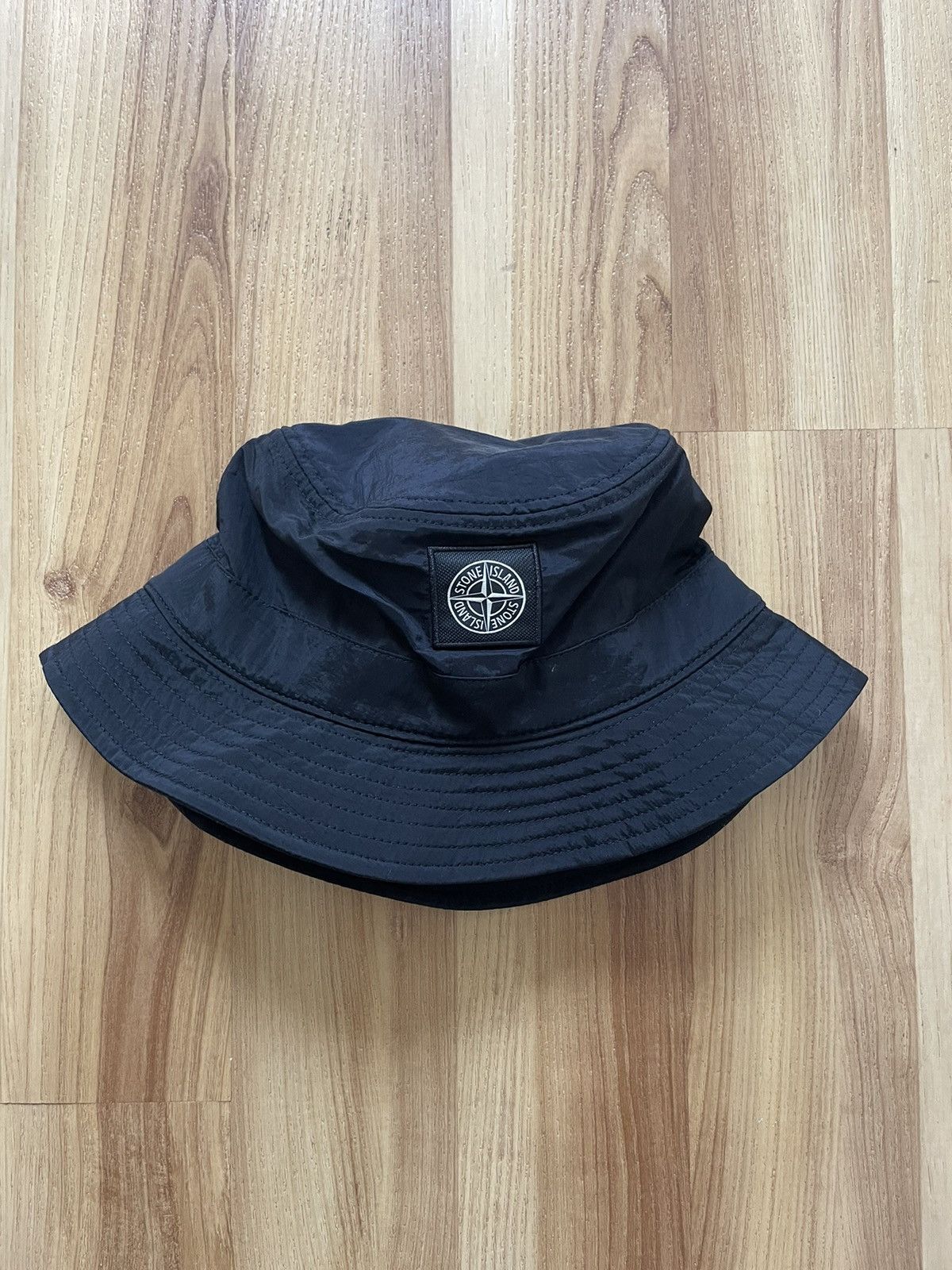 Stone Island Stone Island Nylon Metal Bucket Hat Black | Grailed