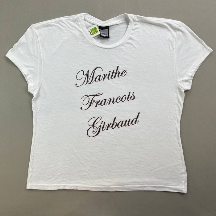 Vintage Vintage Marithe Francois Girbaud T-Shirt XXL White Hip Hop ...