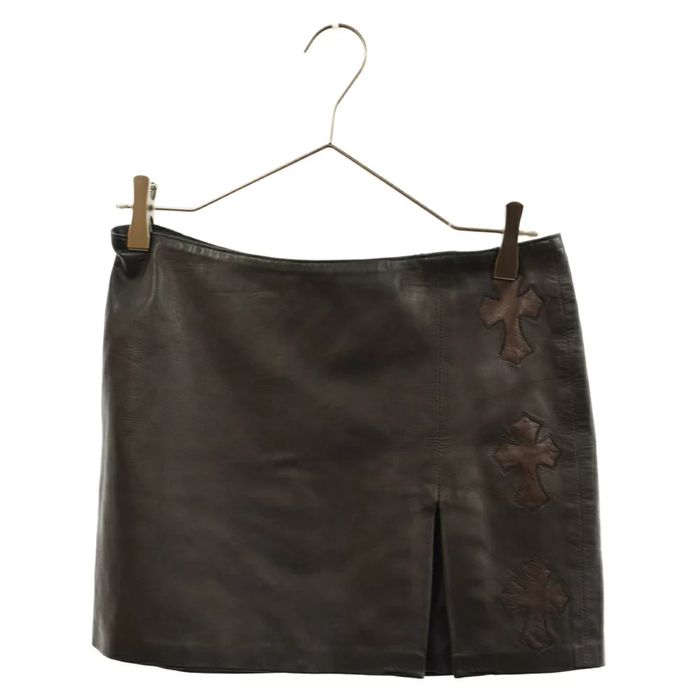 Chrome Hearts Leather Skirt