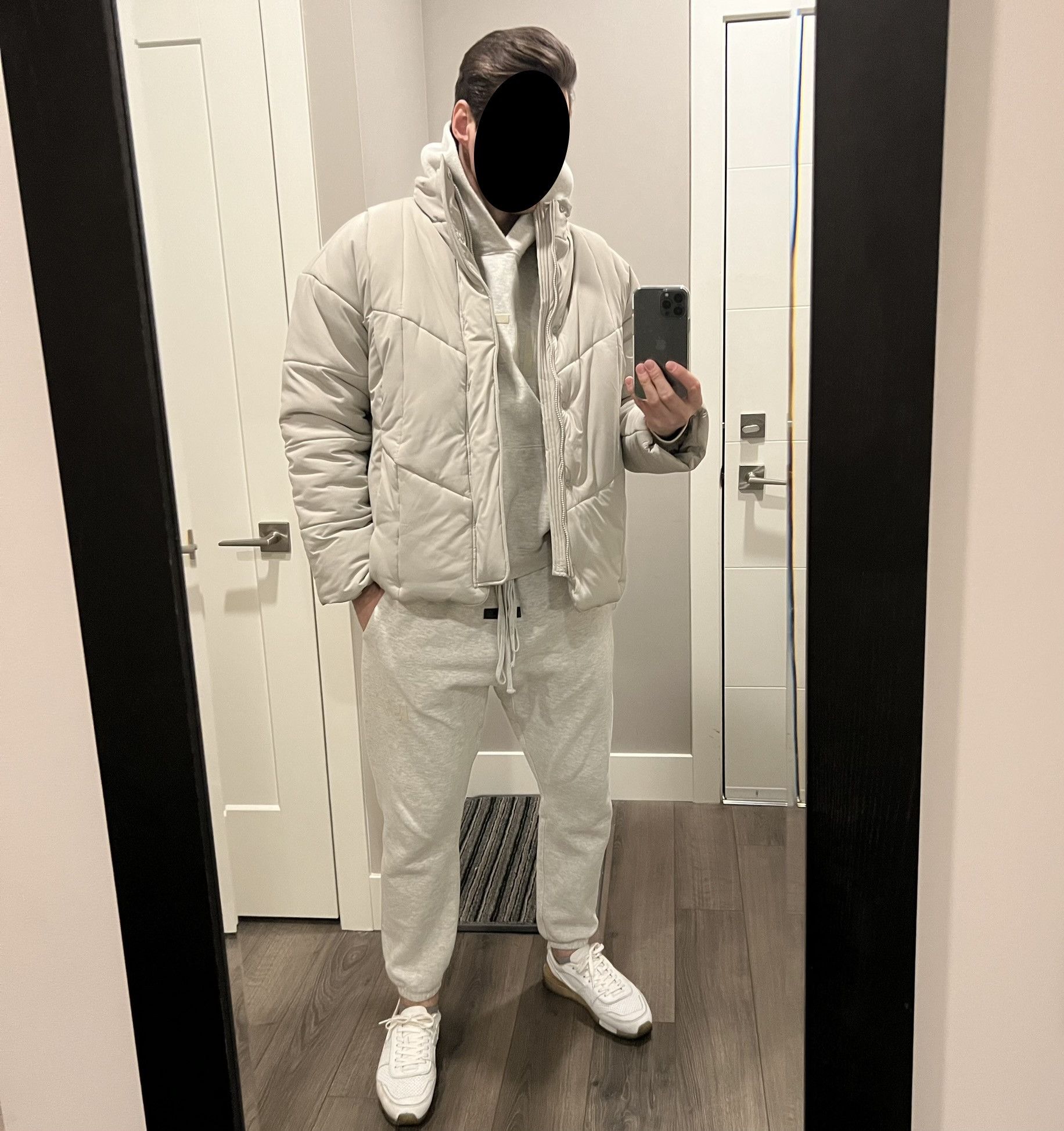 Arc Beige Teflon Down Jacket | Grailed