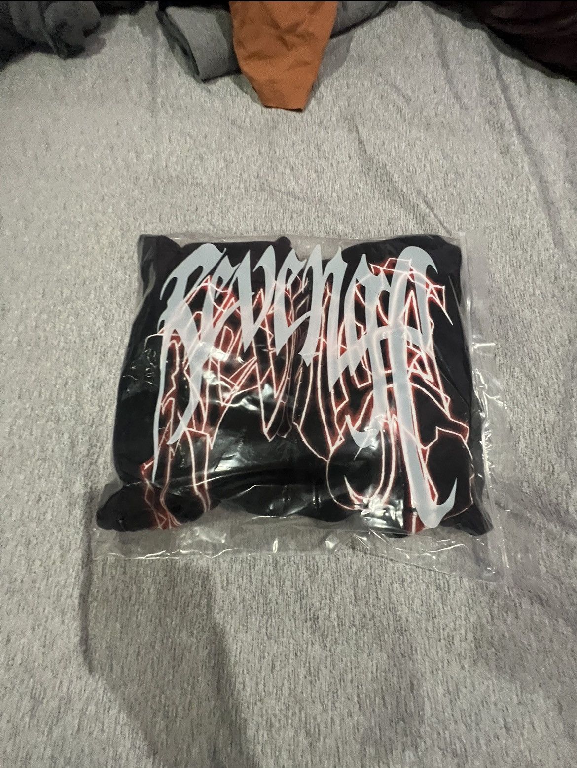 Revenge Revenge red lightning hoodie | Grailed