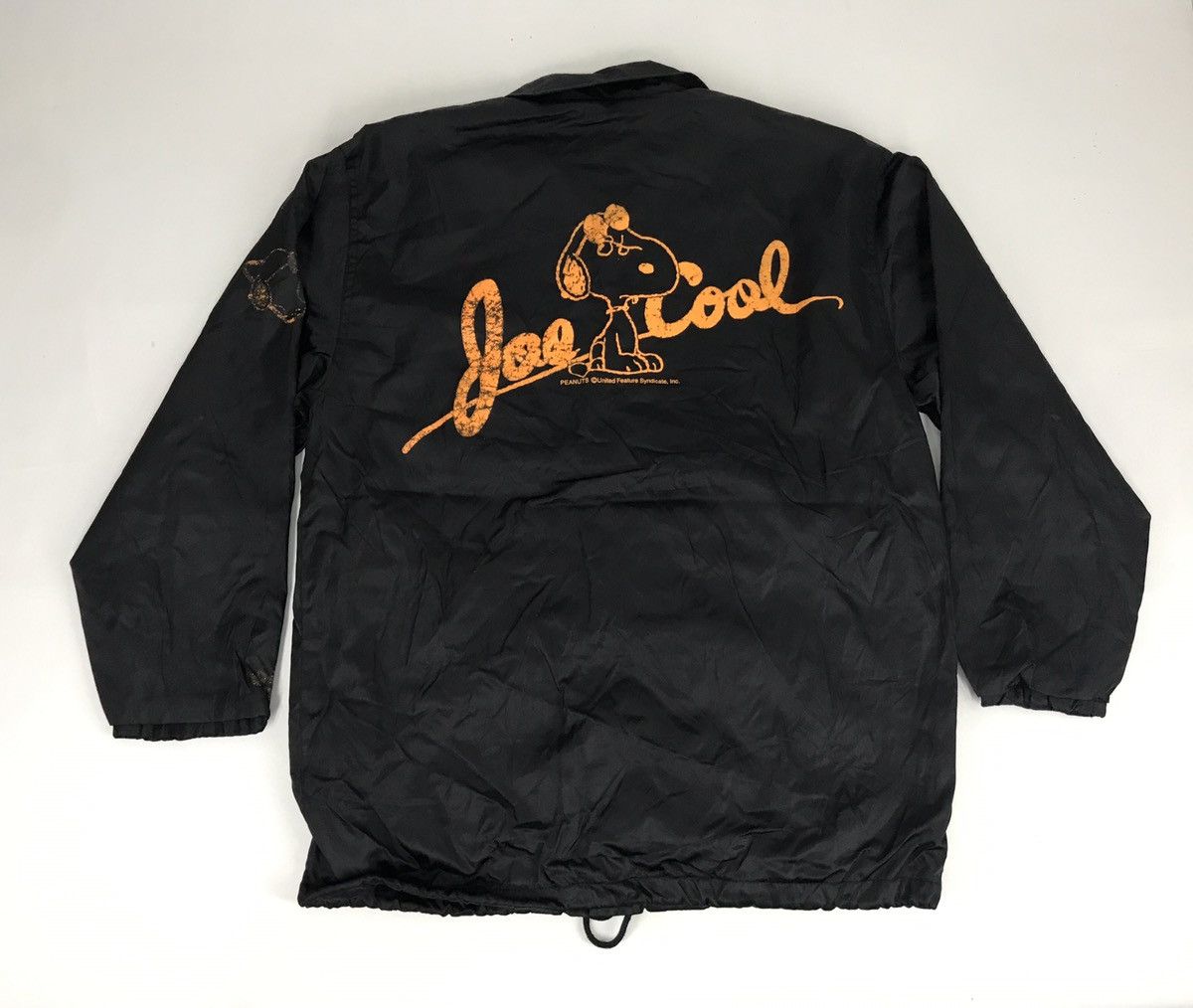 Peanuts & Co × Streetwear × Vintage Peanut Snoopy Joe Cool Parka Coach ...