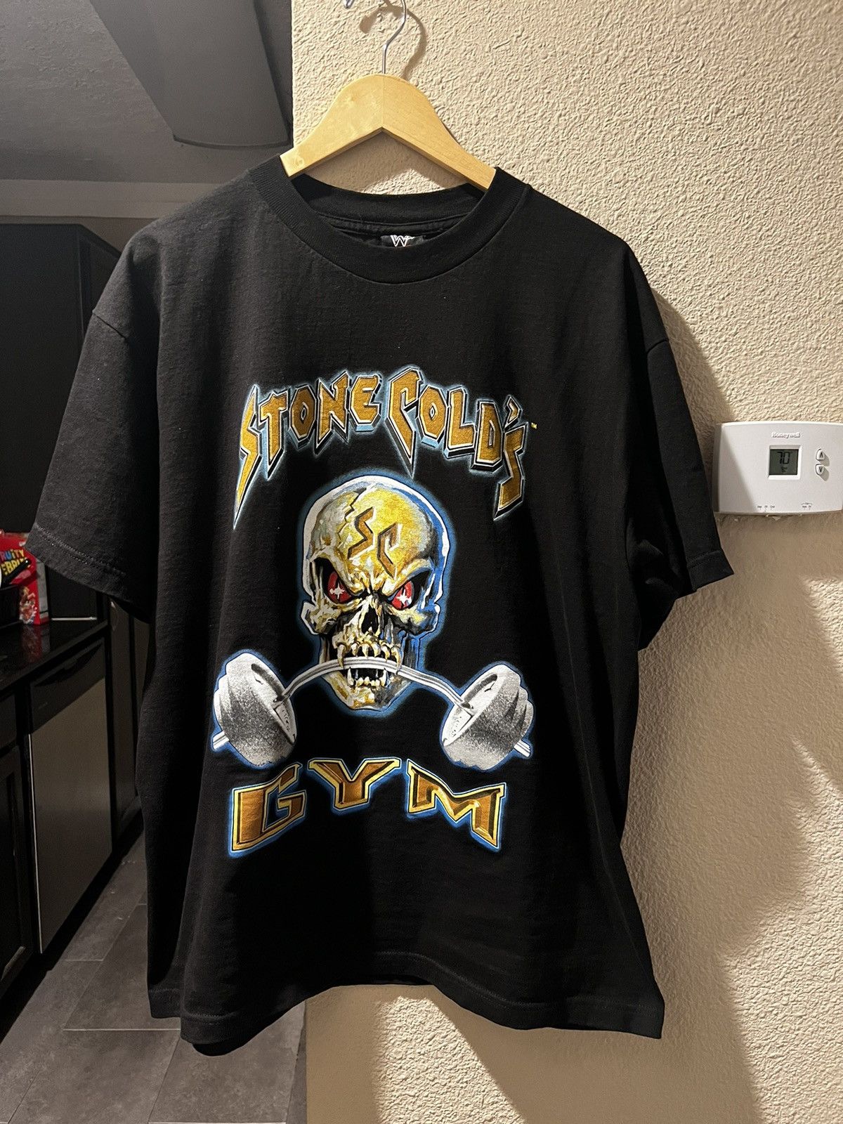 Vintage × WWF WWF Steve Austin “Stone Cold Gym ☠️” Tee | Grailed