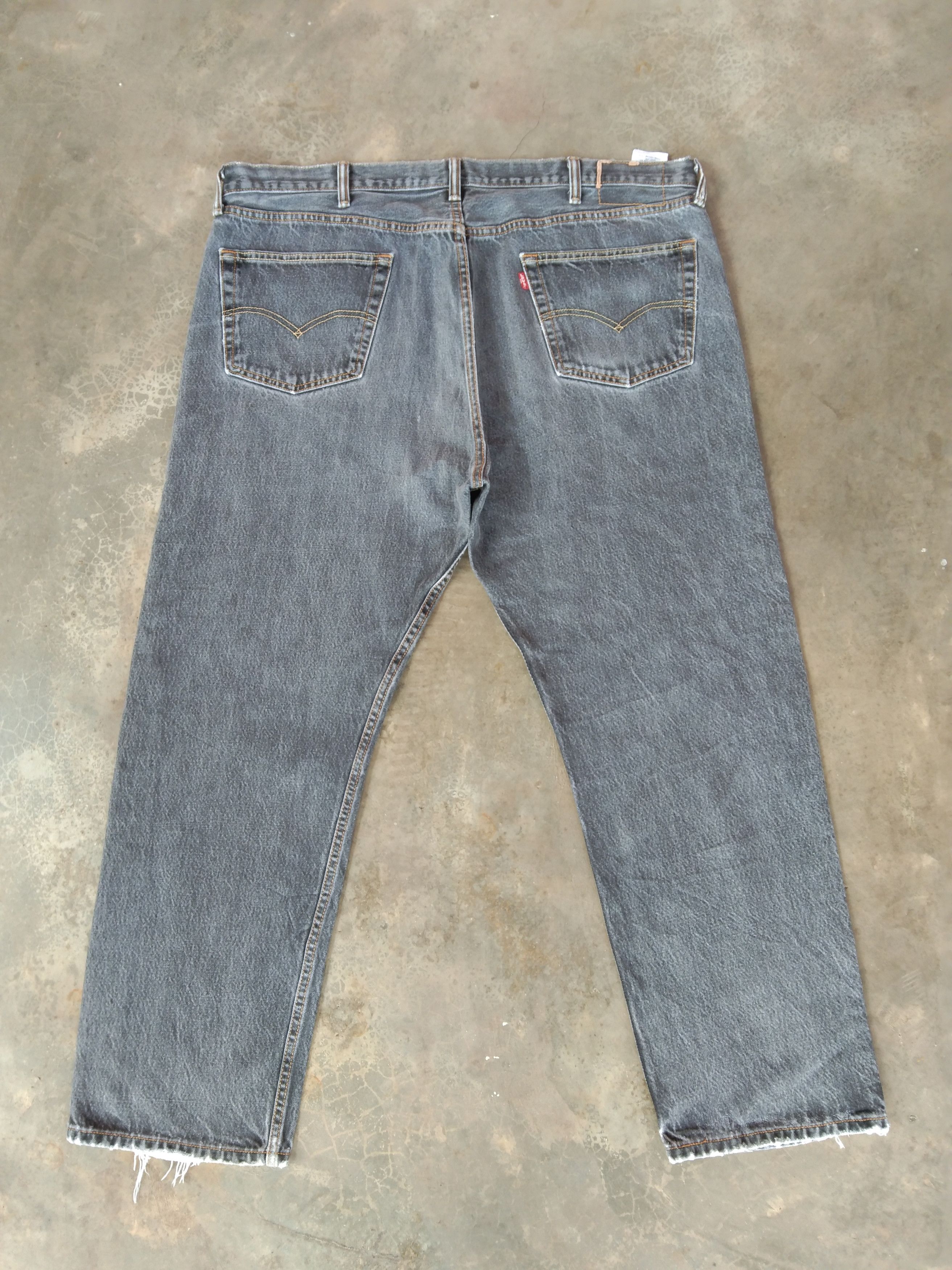 Vintage Vintage Levi's 501 Grey Jeans 42x29.5 | Grailed