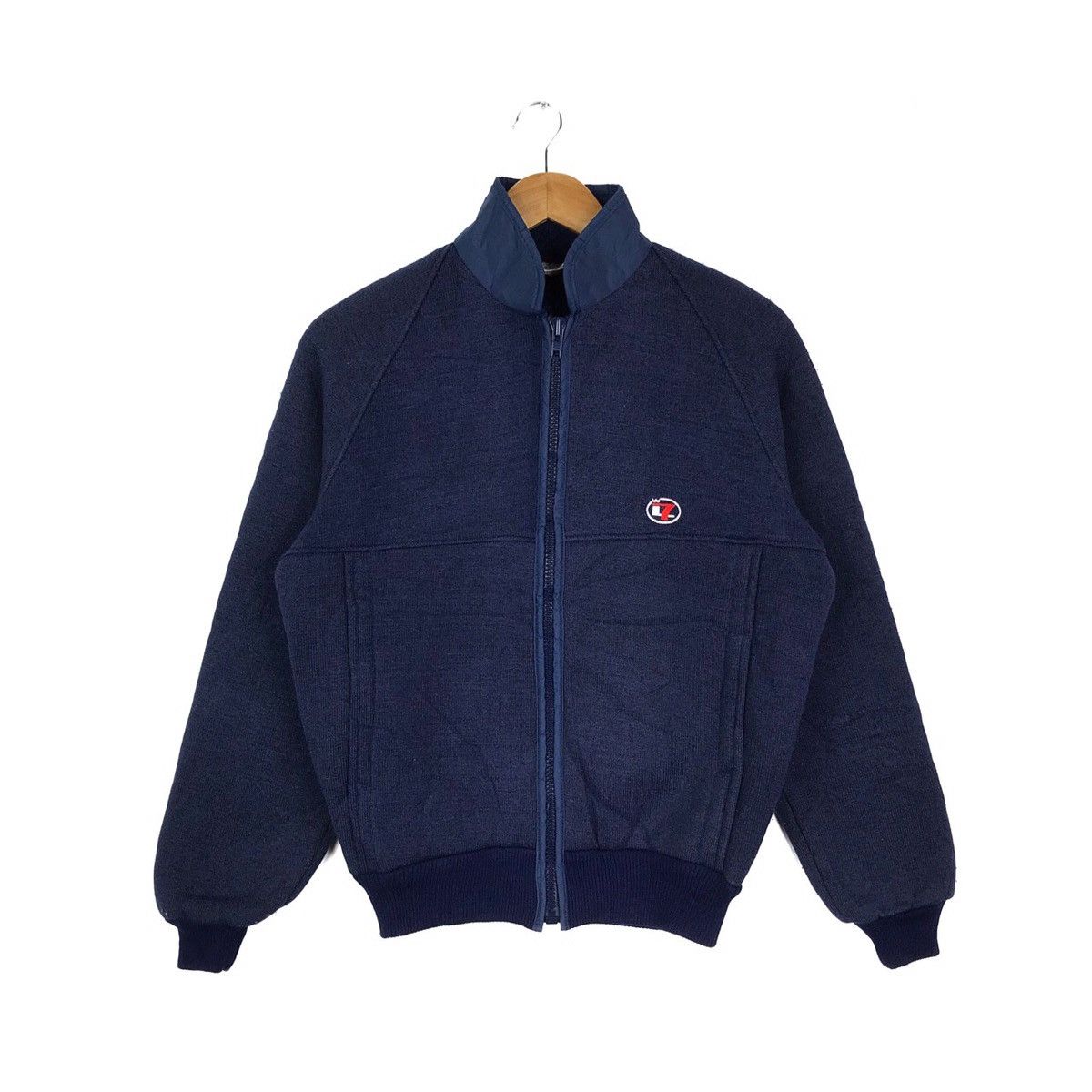 Vintage Vintage Line Seven Essential Logo Zip Up Jacket | Grailed