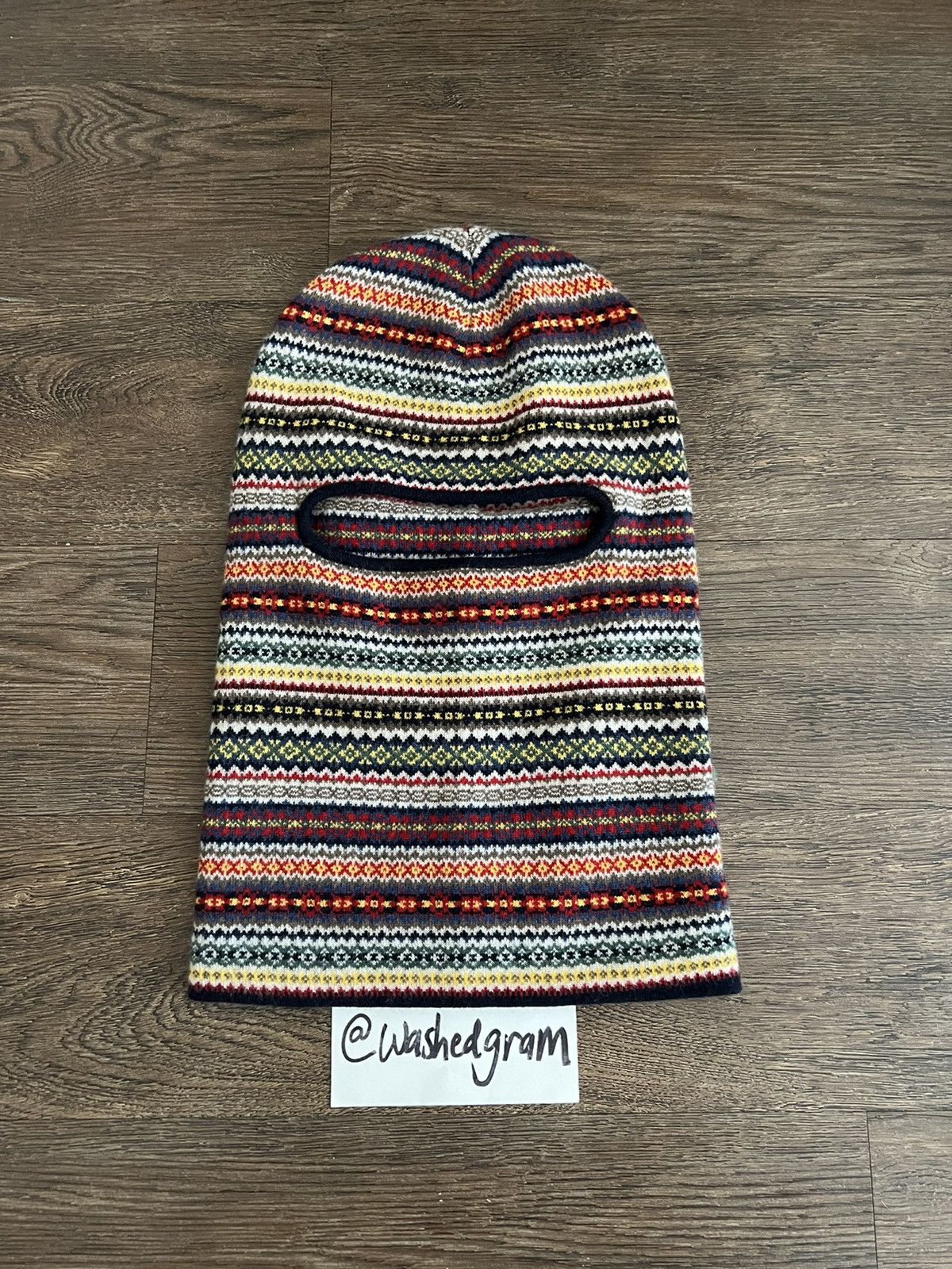 Aime Leon Dore ALD x Drake’s Fair Isle Balaclava Ski Mask | Grailed