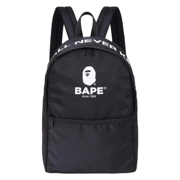 Bape A Bathing Ape Logo Backpack | Grailed