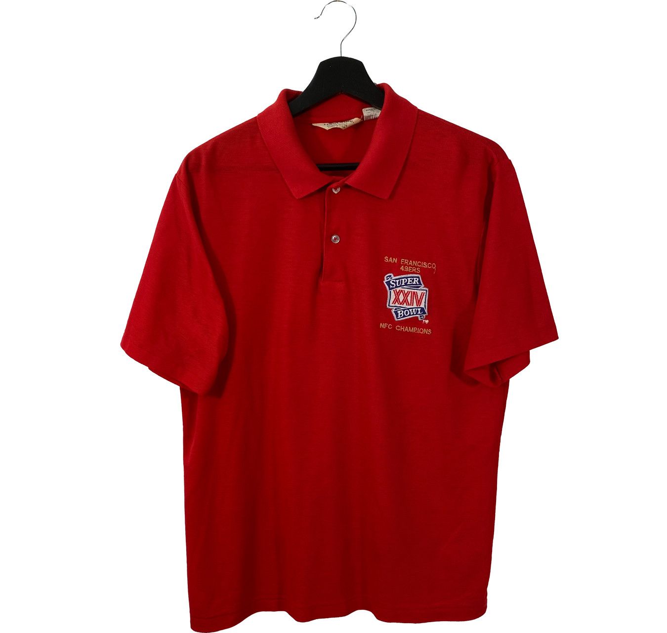 Logo 7 × NFL × Vintage Vintage 1990 Super Bowl 24 Logo 7 Polo | Grailed