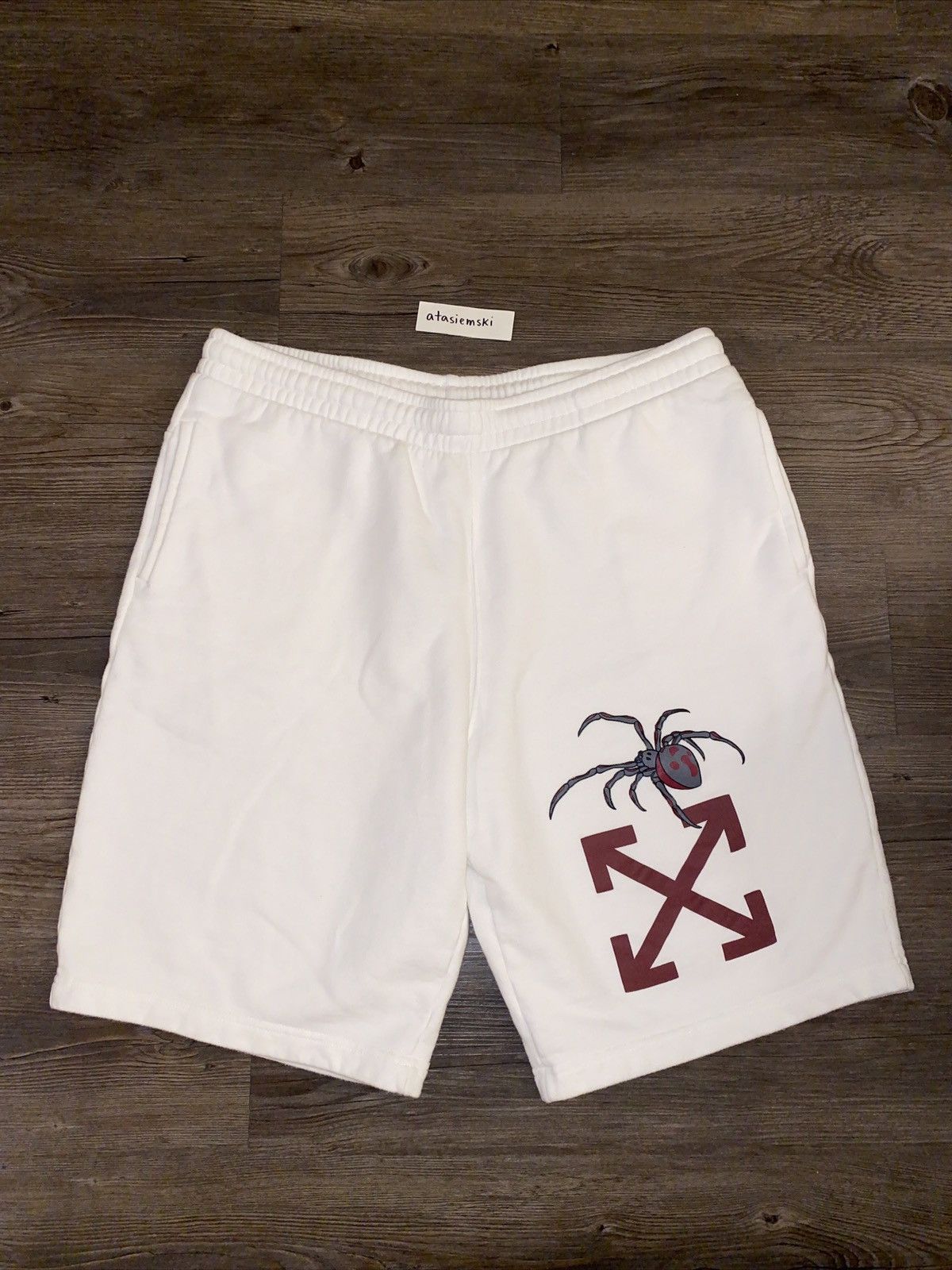 Off-White Off-White Spider Stretch White Shorts Virgil Size XL | Grailed