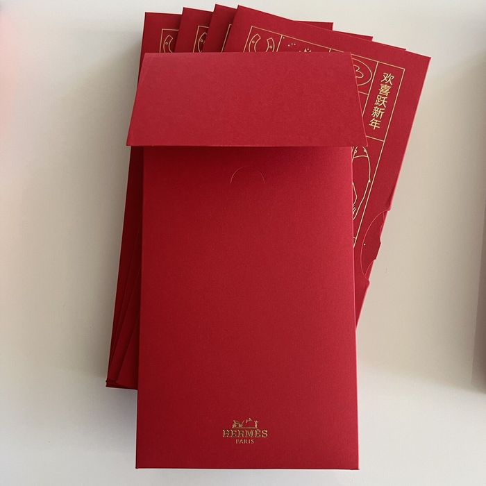 Hermes 2023 Hermes VIP Exclusive CNY Rabbit Red Envelopes | Grailed