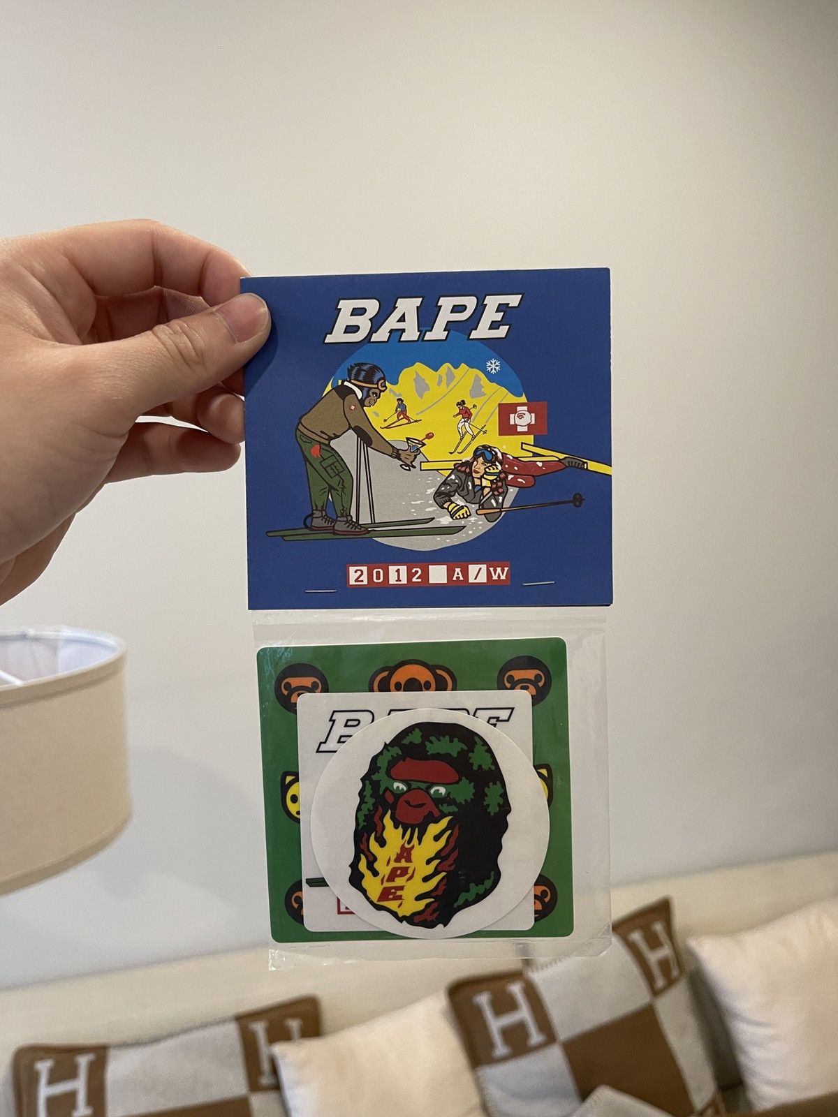 Bape Bape 2012 A/W Sticker Pack | Grailed