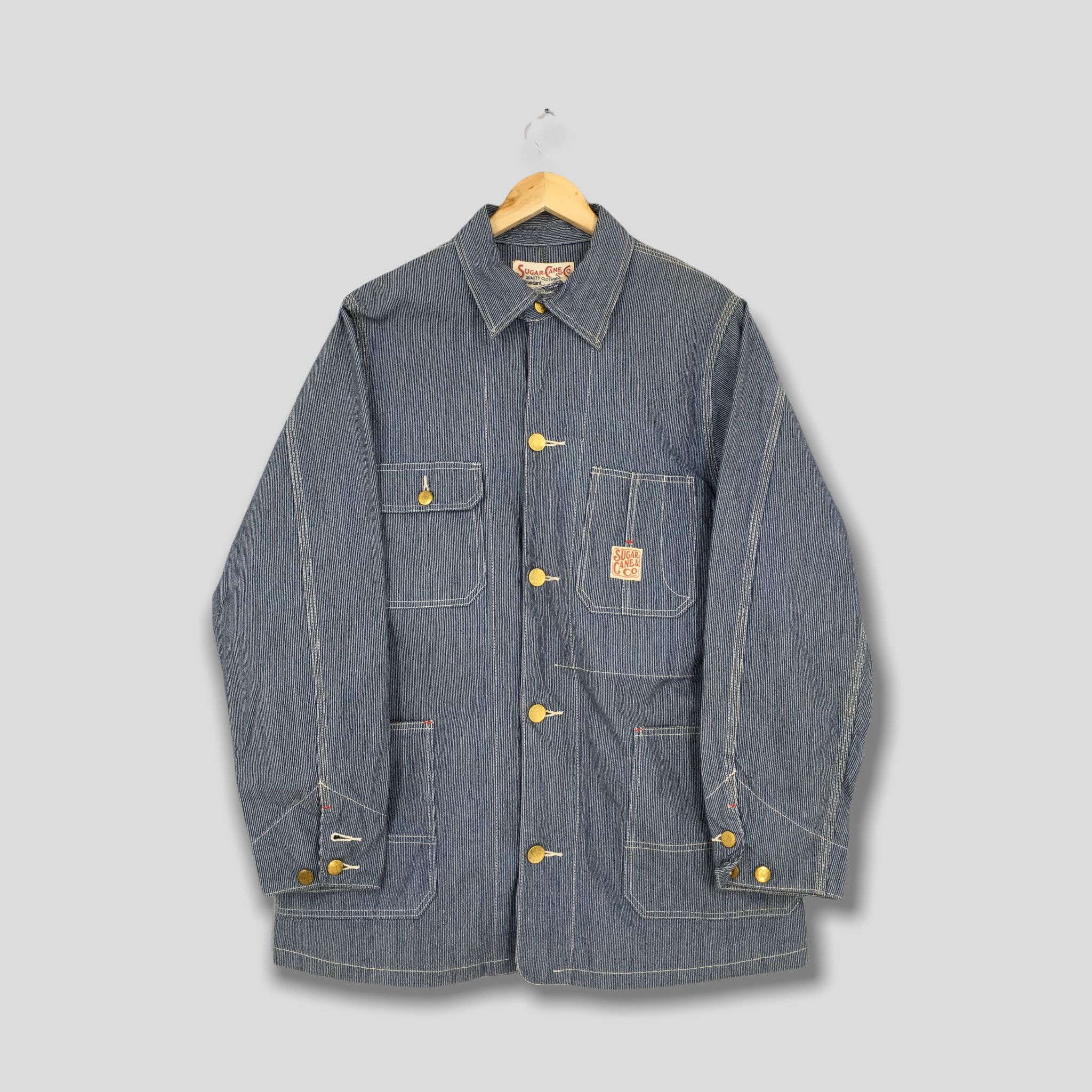Buzz Rickson's × Sugar Cane × Workers Vintage Sugar Cane Hickory Chore ...