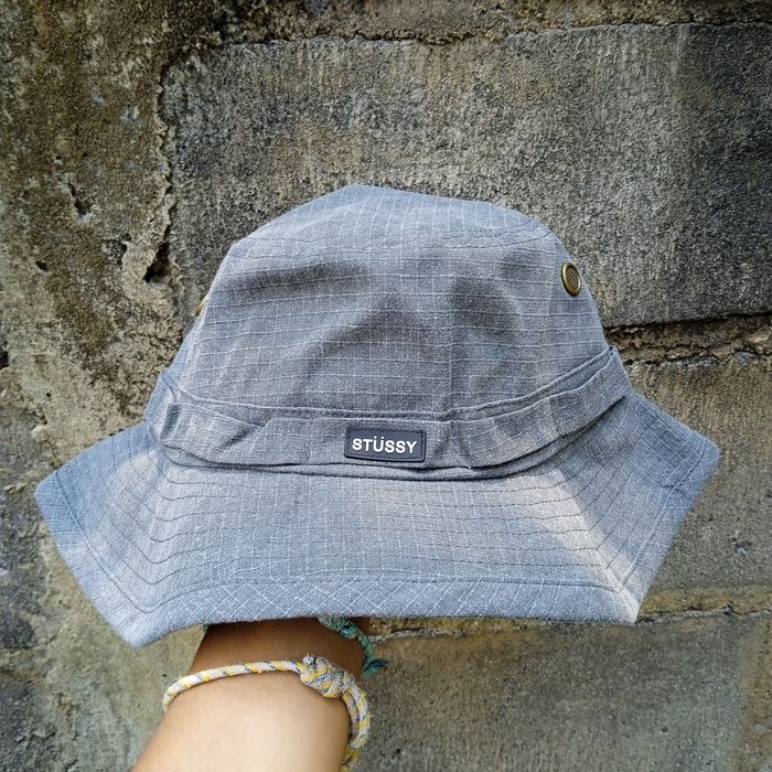 Vintage Stussy Washed Ripstop Bucket Hat | Grailed