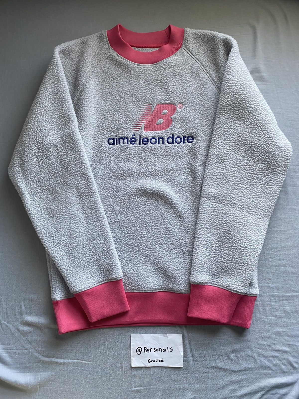 New Balance RARE ALD x New Balance Deep Pile Fleece Crewneck Large ...