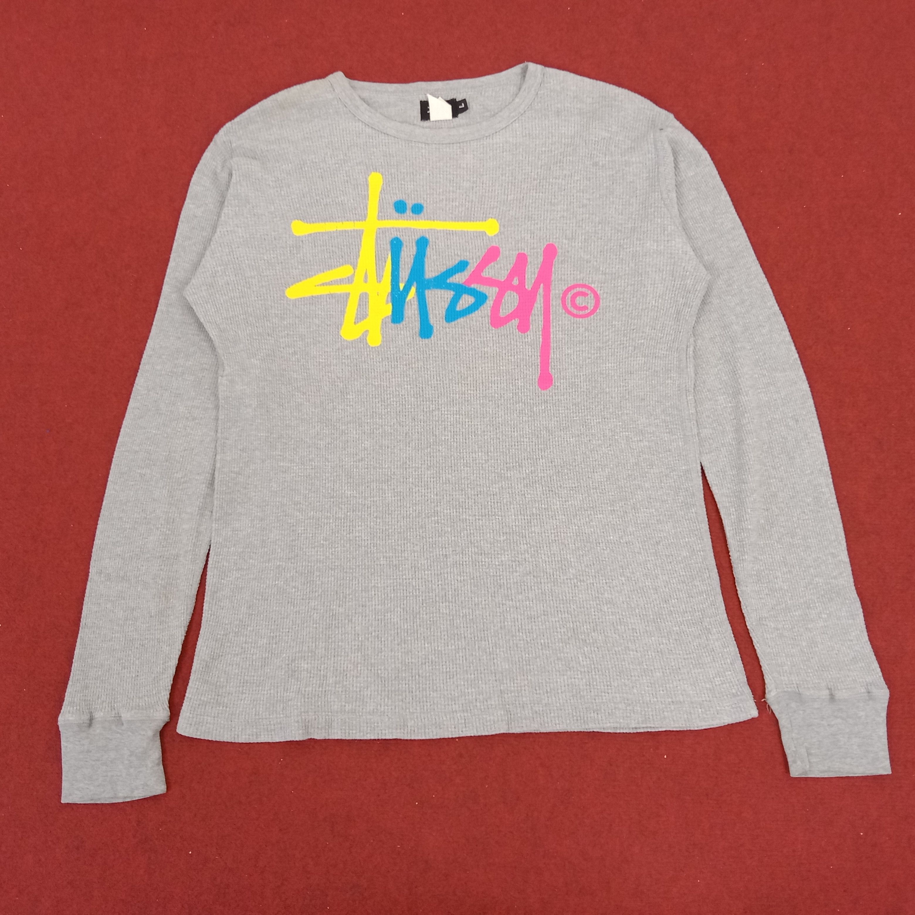 Streetwear × Stussy × Vintage Stussy Streetwear Skateboard Colourful ...