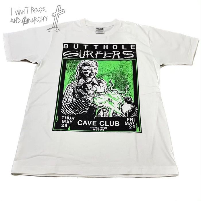 Vintage Musikposter Elite Print The Butthole Surfers tshirt | Grailed