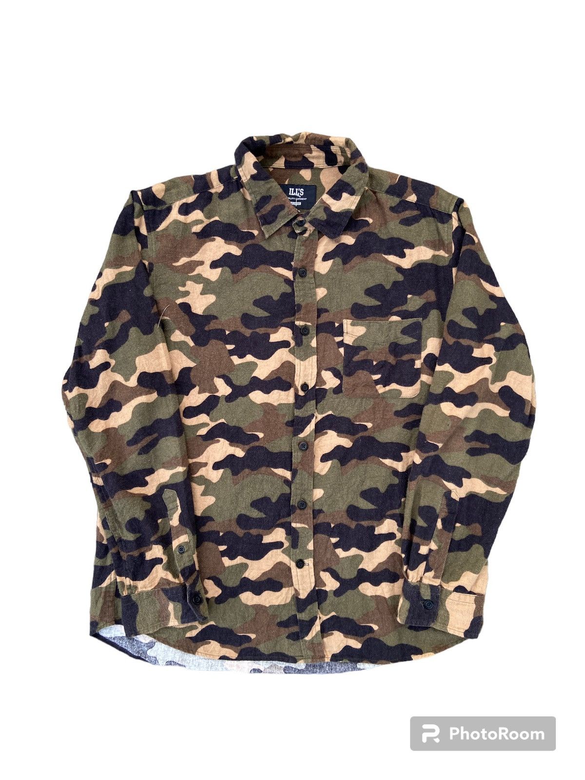 Vintage Camo button up shirt | Grailed