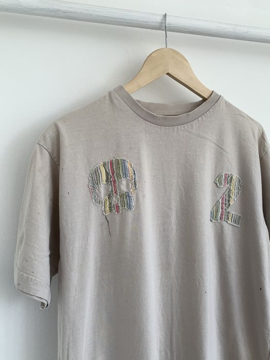 Japanese Brand Fake London Genius patchwork stained t shirt | Grailed