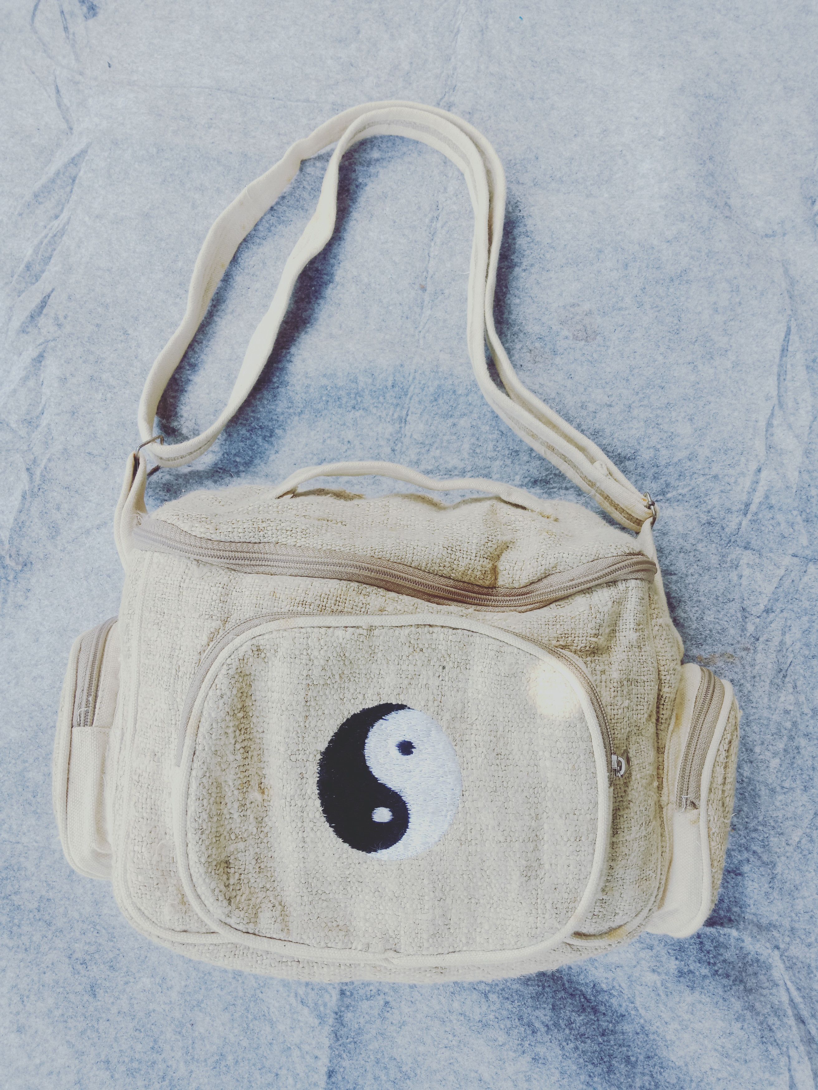 Bag 🔥Himalayan Hemp X Ying & Yang embroodery logo canvas | Grailed