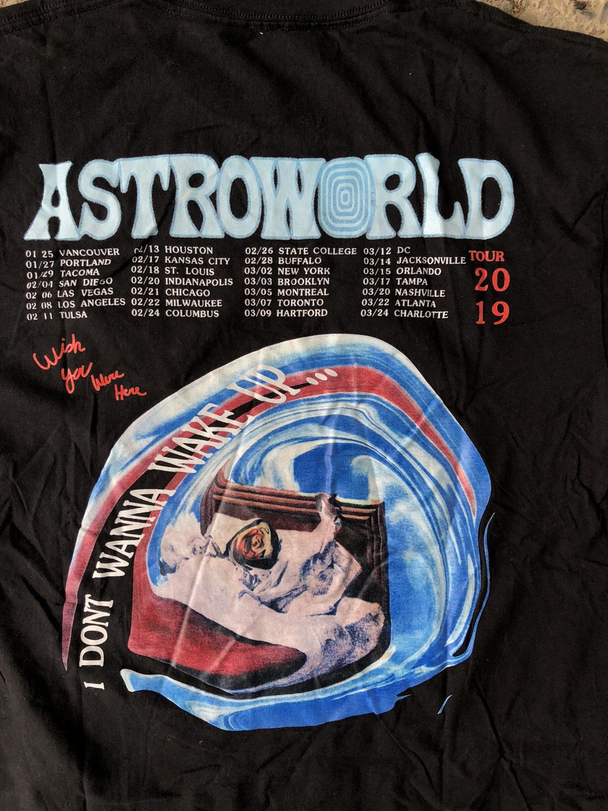 Travis Scott Astroworld 2019 Tour T-Shirt | Grailed