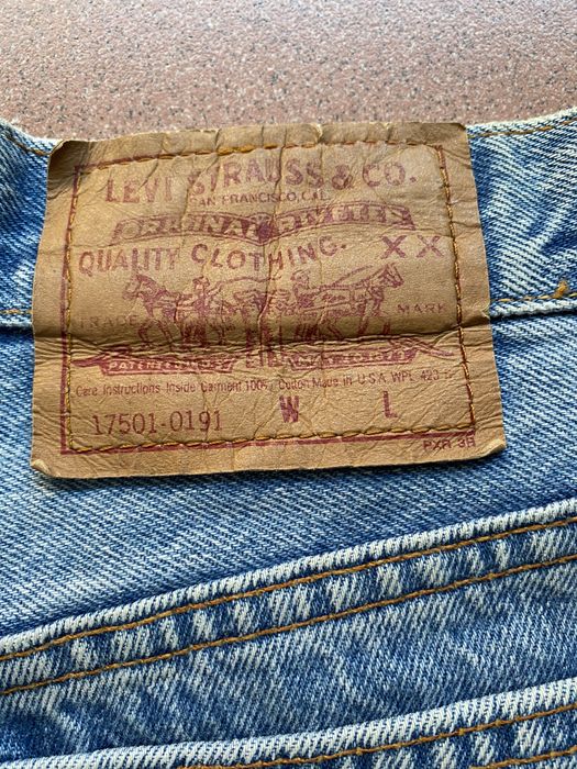Vintage Rare Vintage Levis Sample Denim Jeans | Grailed