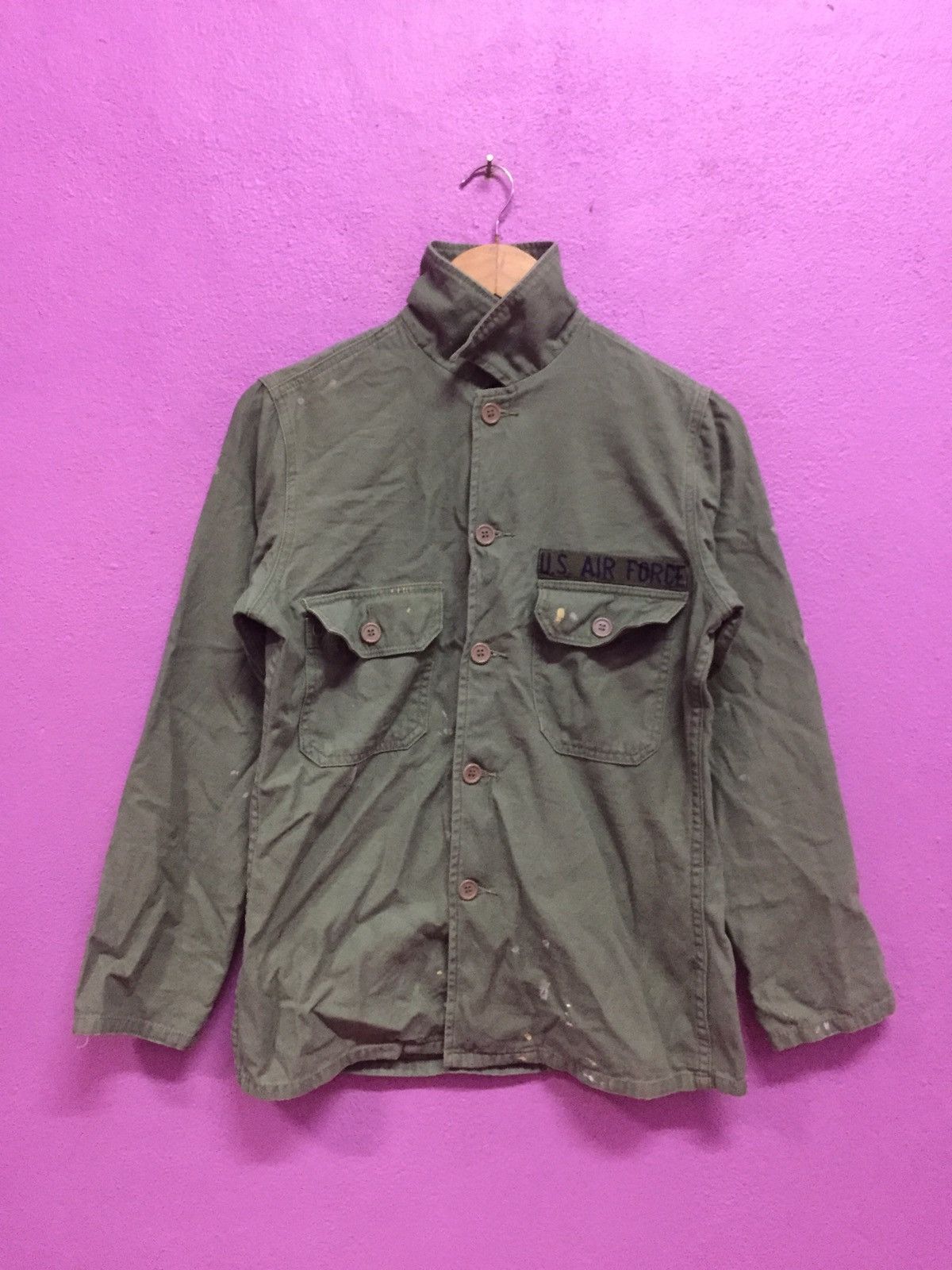 Military × Us Air Force Vintage U.S Air Force Military Shirts Size S ...