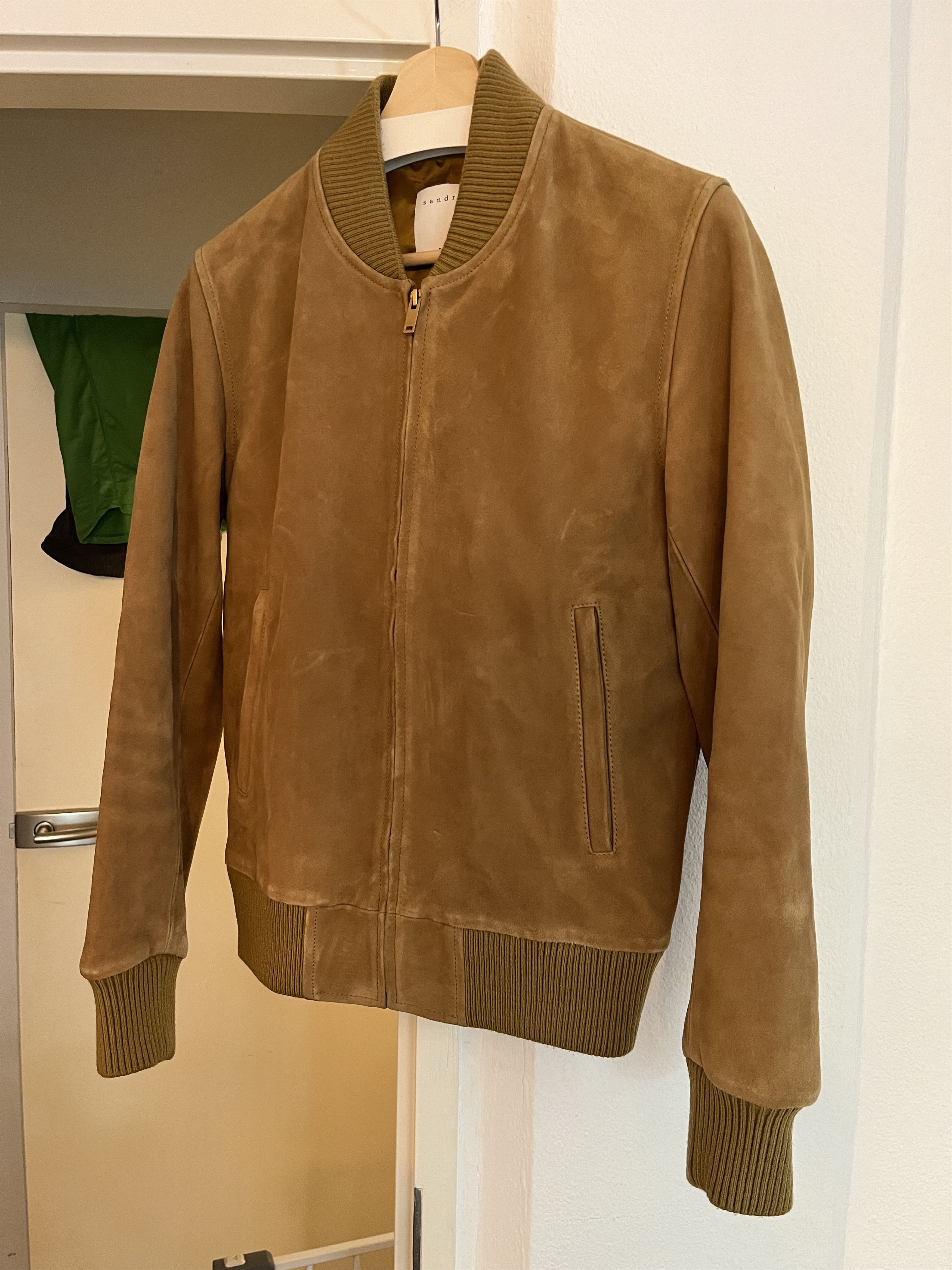 Sandro Suede Zipped Jacket | Grailed