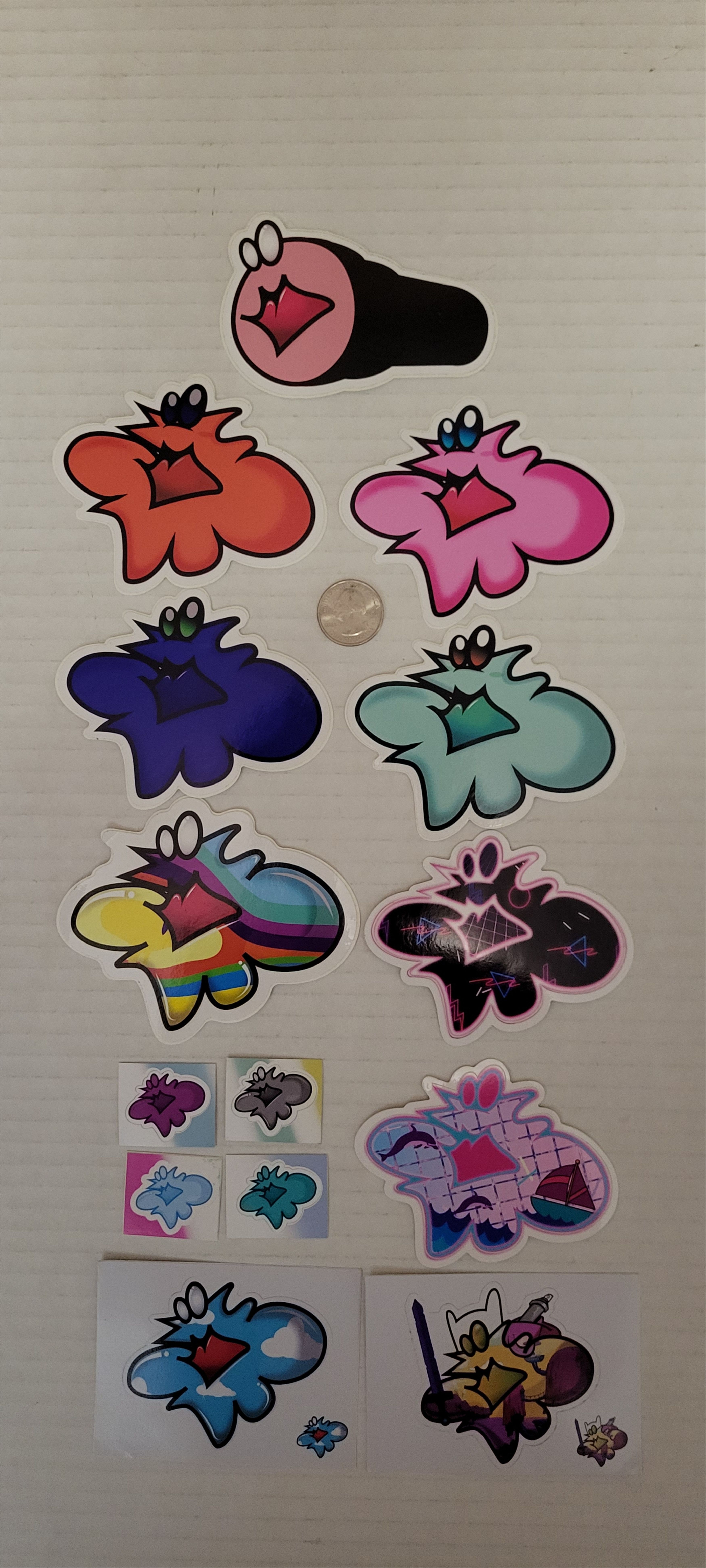 Stickers SET OF 16 PLASMA SLUG STICKERS NYC NEW YORK GRAFFITI | Grailed