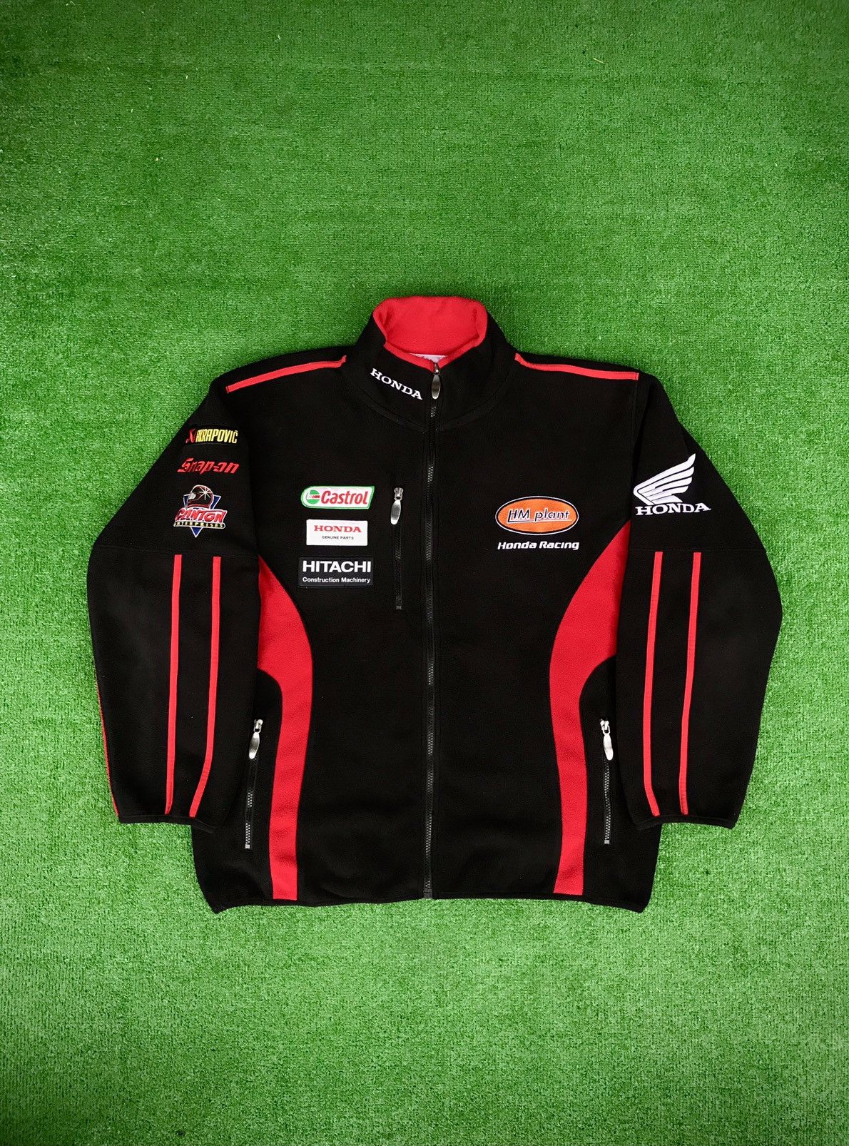 Vintage Vintage Honda Racing Fleece Limited Edition Jacket 90s RARE ...