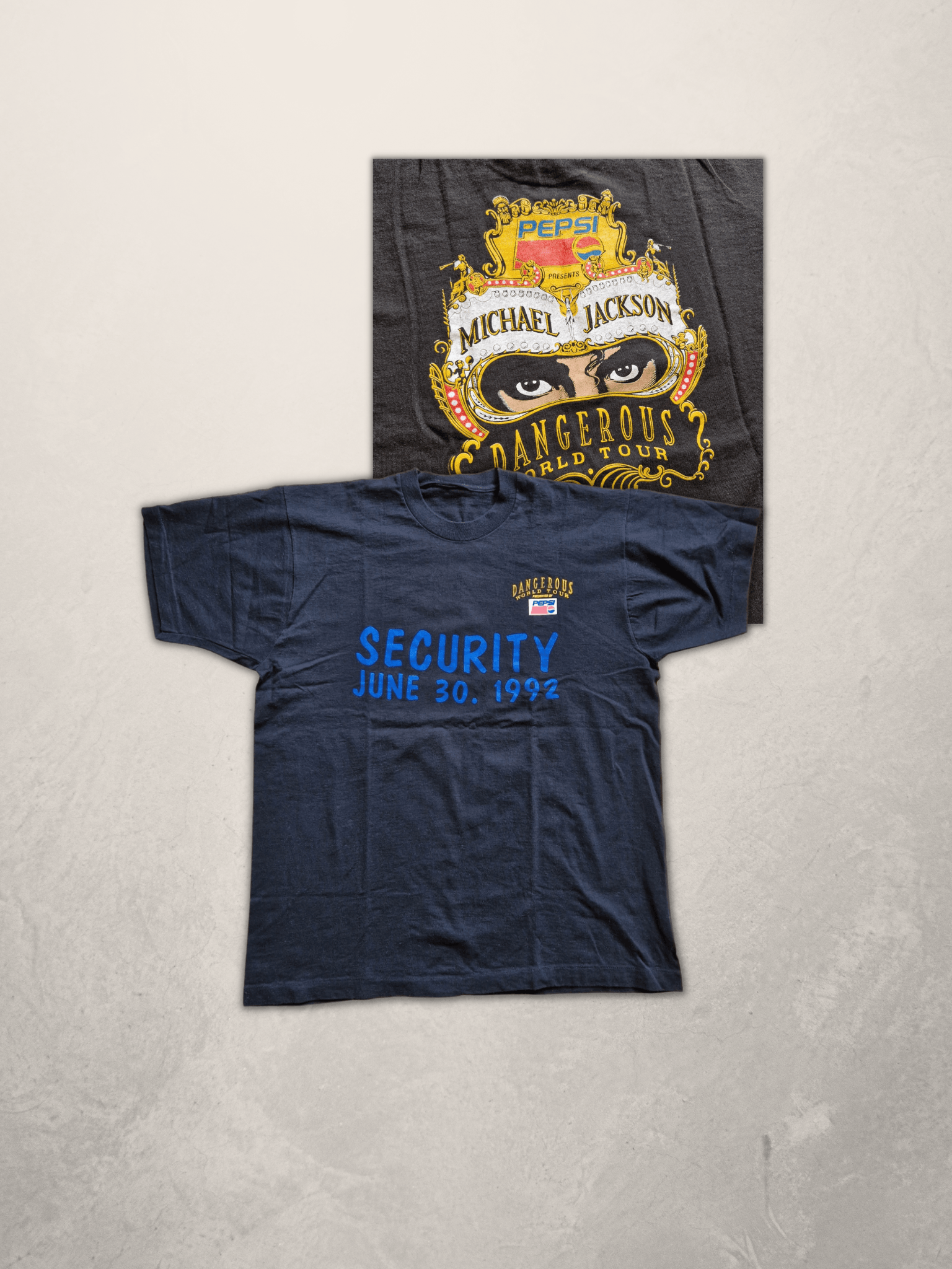 Michael Jackson '92 Michael Jackson Dangerours World Tour security ...