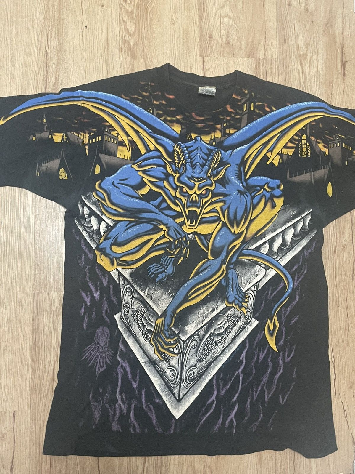 Liquid Blue × Vintage vintage 95 gargoyle aop single stitch | Grailed