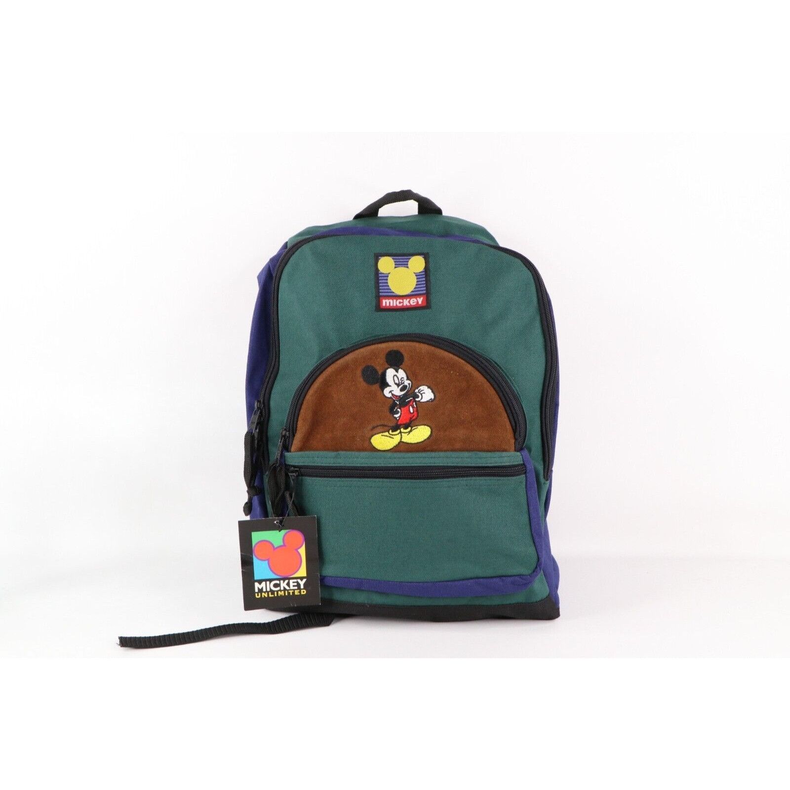 Disney × Vintage NOS Vintage 90s Disney Mickey Mouse Suede Leather ...