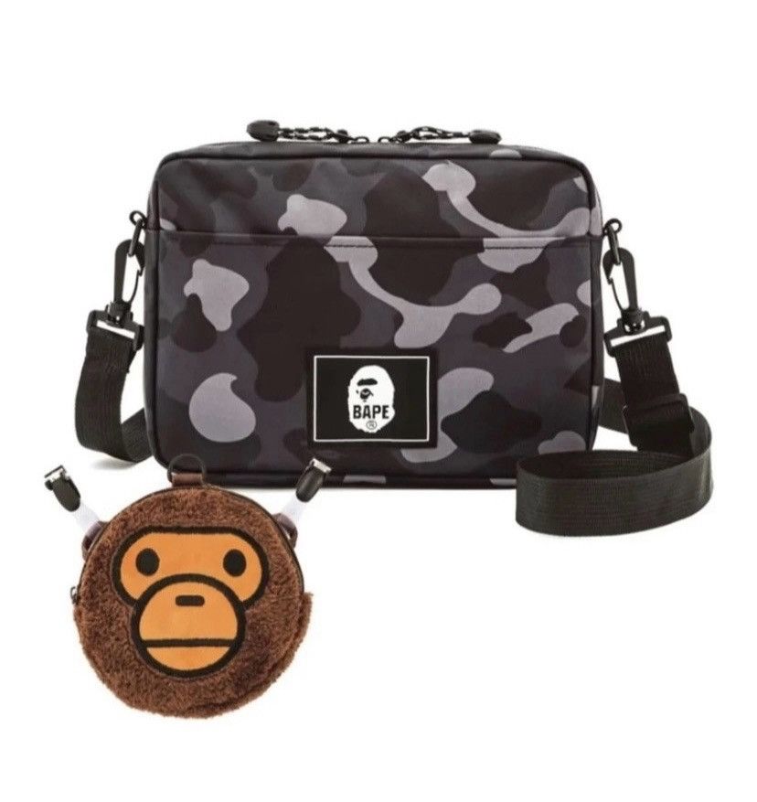 Bape Bape Shoulder Bag W/ Baby Milo Pouch | Grailed
