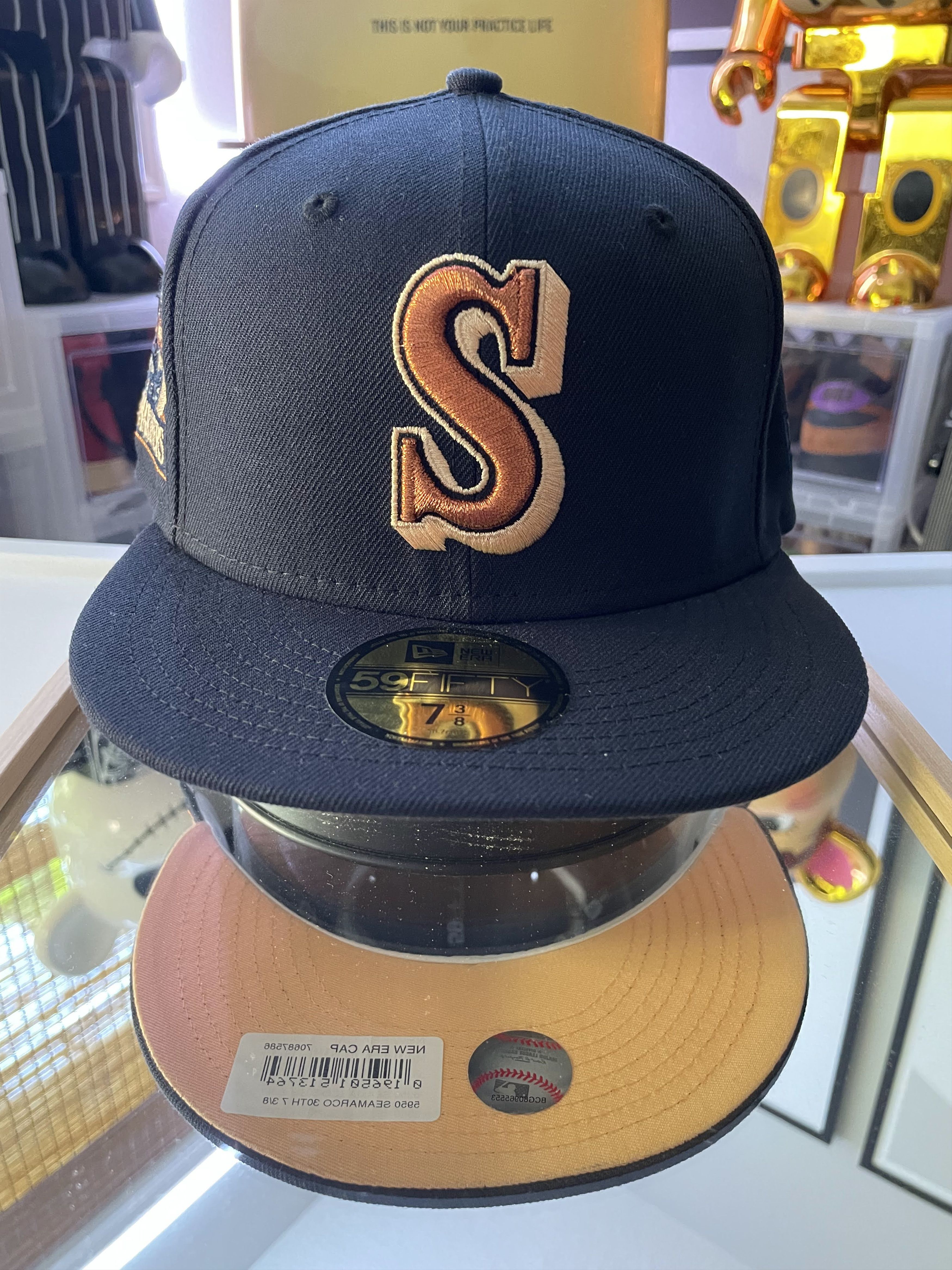 MLB × New Era × Topperz 7 3/8 Seattle Mariners Topperz 30th Anniv Side ...