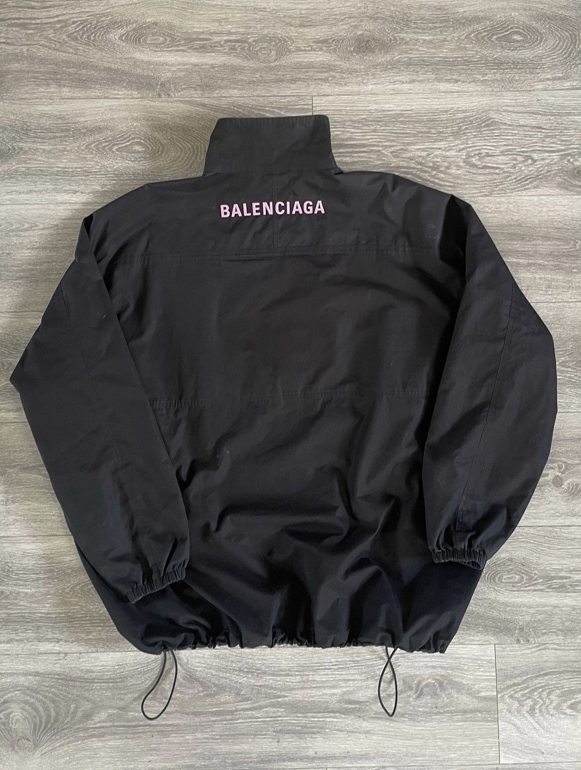 Balenciaga Balenciaga Pink Logo Jacket | Grailed