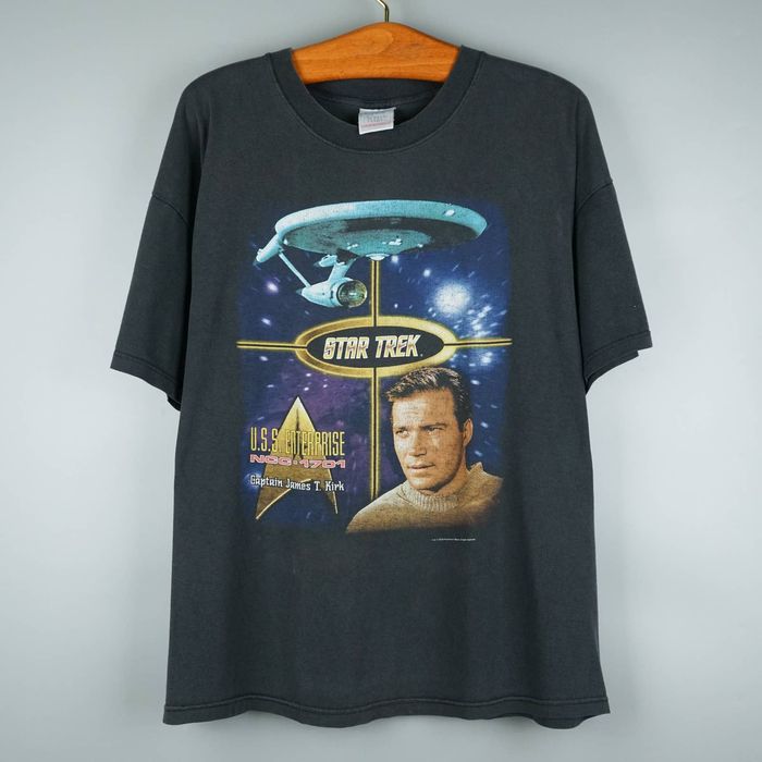 Vintage 2000 Star Trek t-shirt Captain Kirk | Grailed