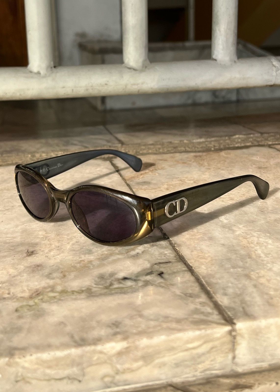 Dior Silver Logo CD Vintage Dior Sunglasses | Grailed