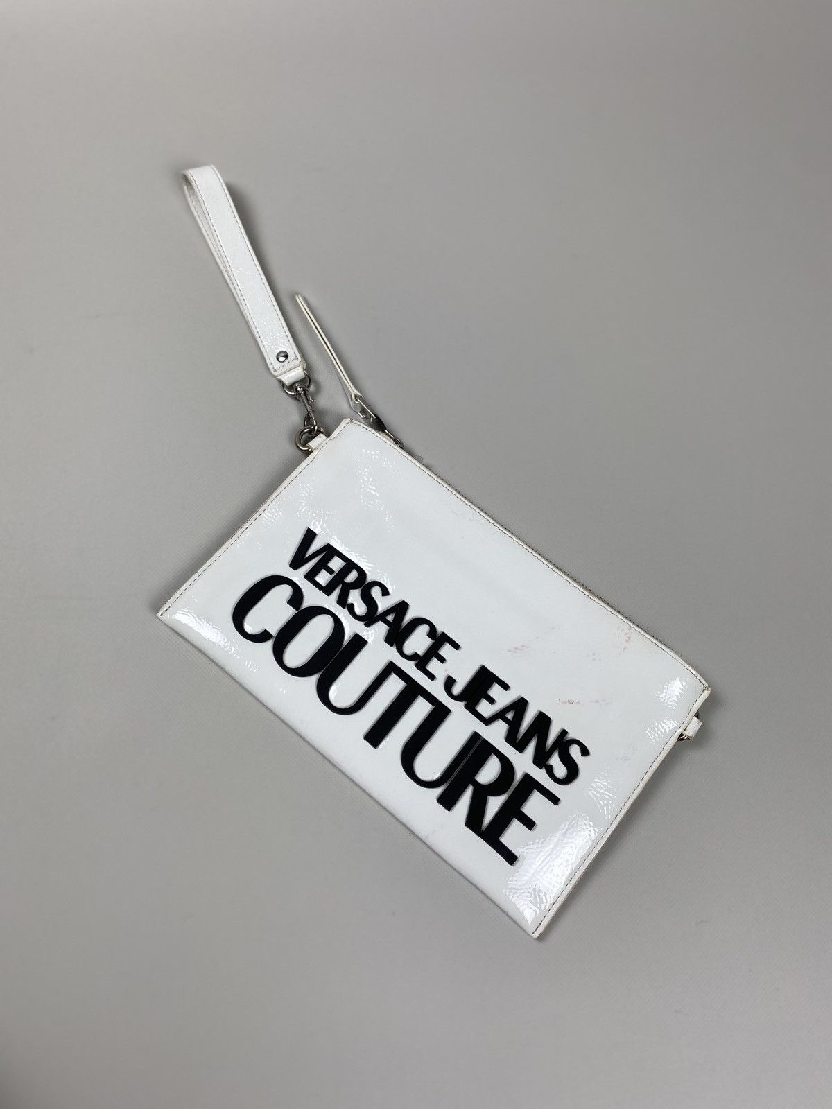 Versace Jeans Couture VJC Versace Jeans Couture ladies big logo clutch ...