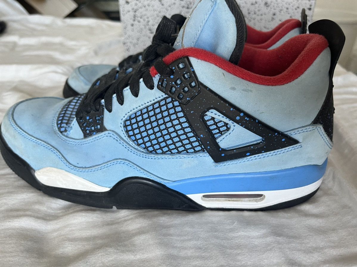 Jordan Brand × Travis Scott Travis Scott x Jordan 4s Light Blue | Grailed