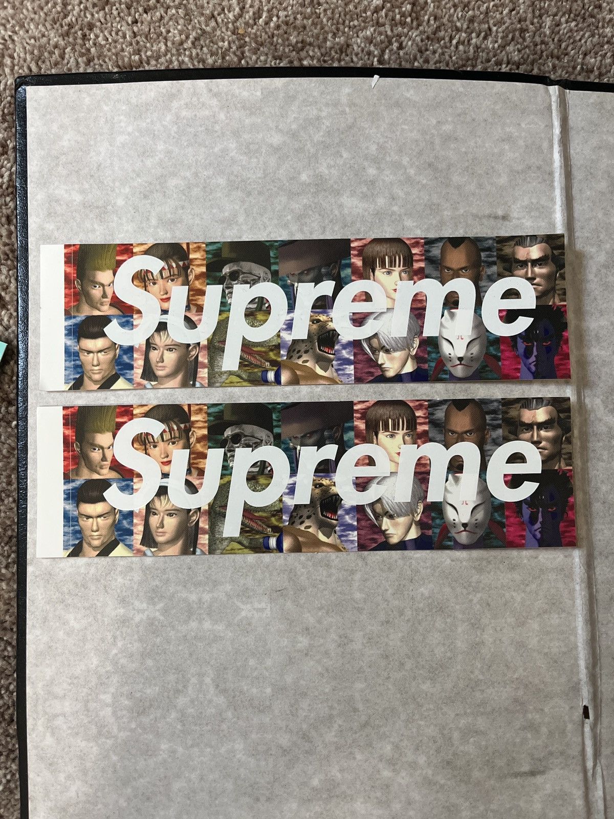 Supreme × Yohji Yamamoto Supreme Tekken Bogo Sticker x2 | Grailed