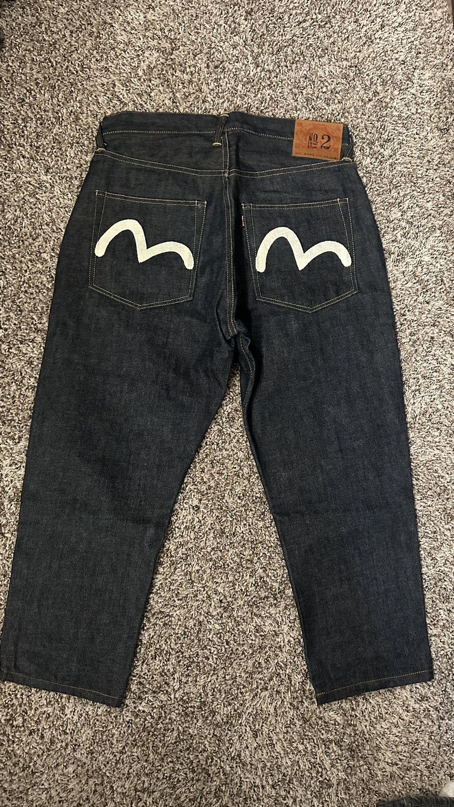 Evisu × Streetwear Evisu No. 2 White Seagulls Denim | Grailed