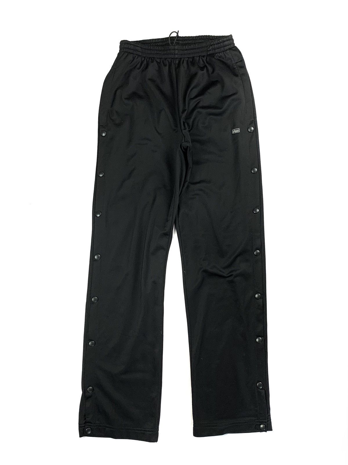 Asics × Streetwear × Vintage ASICS Vintage 90s Black Popper Track Pants ...