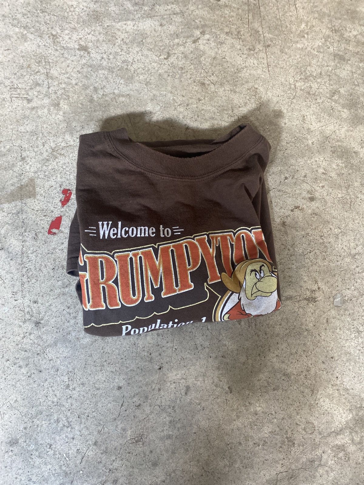 Disney × Vintage Grumpy town Disney T shirt | Grailed