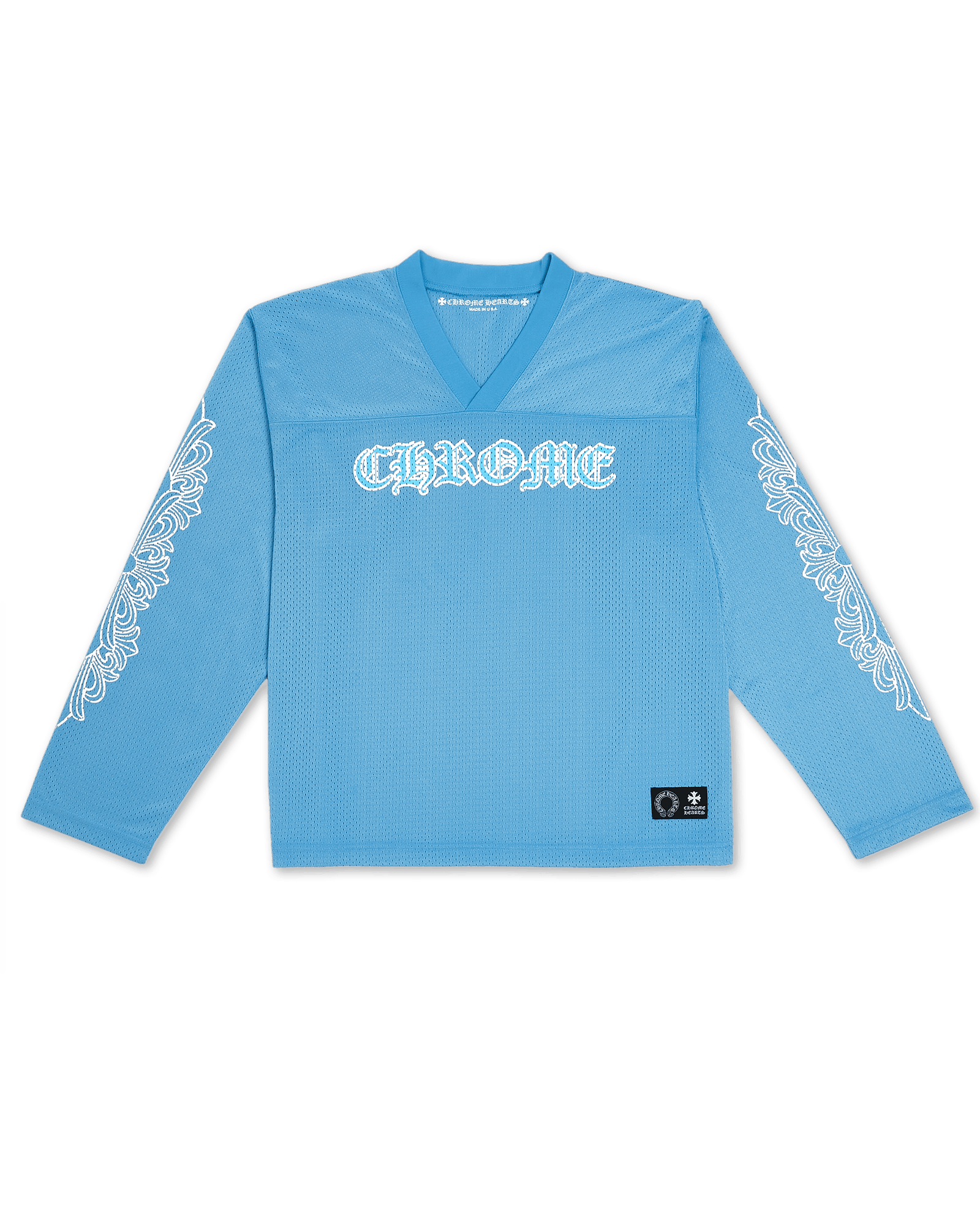 Chrome Hearts Chrome Hearts Logo Mesh Warm Up Jersey | Grailed