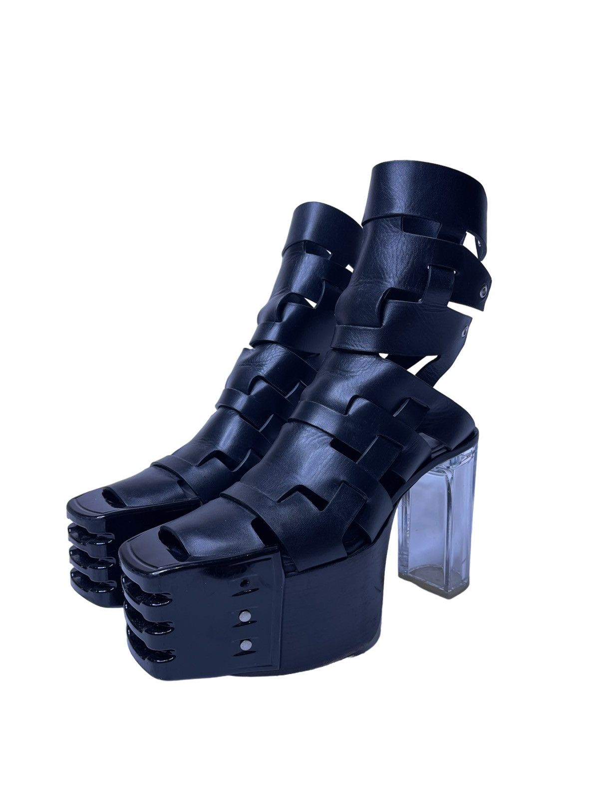 Rick Owens Rick Owens gladiator kiss heels | Grailed