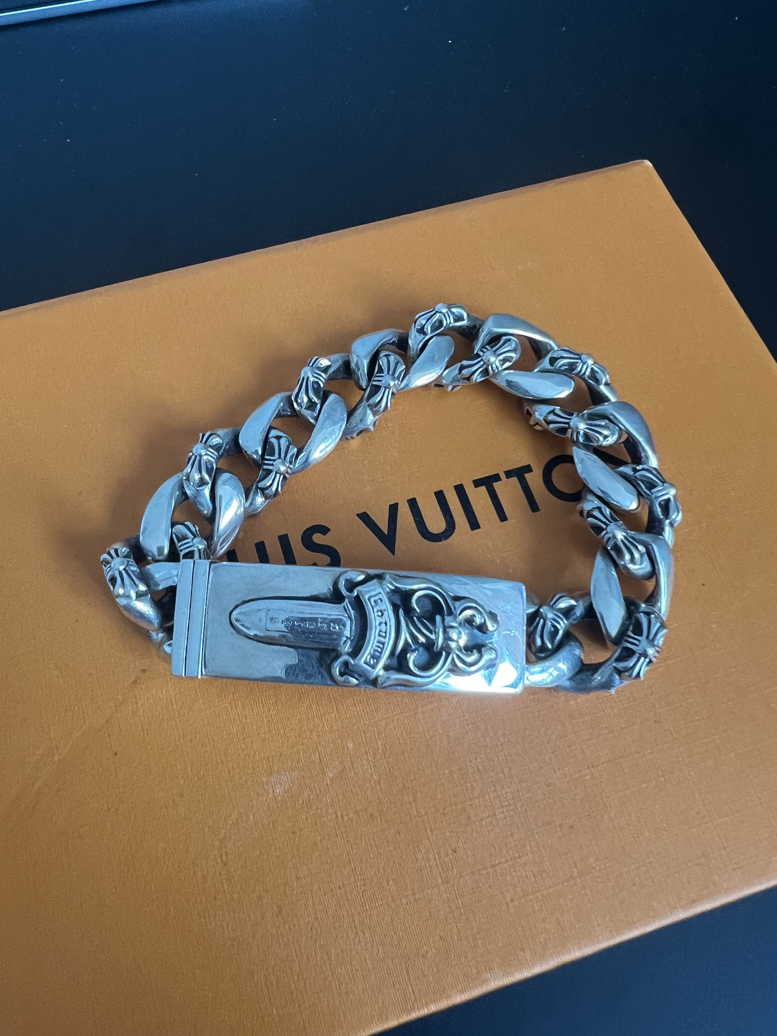 Chrome Hearts Chrome Hearts Fancy Dagger Bracelet .925 Silver (USED ...