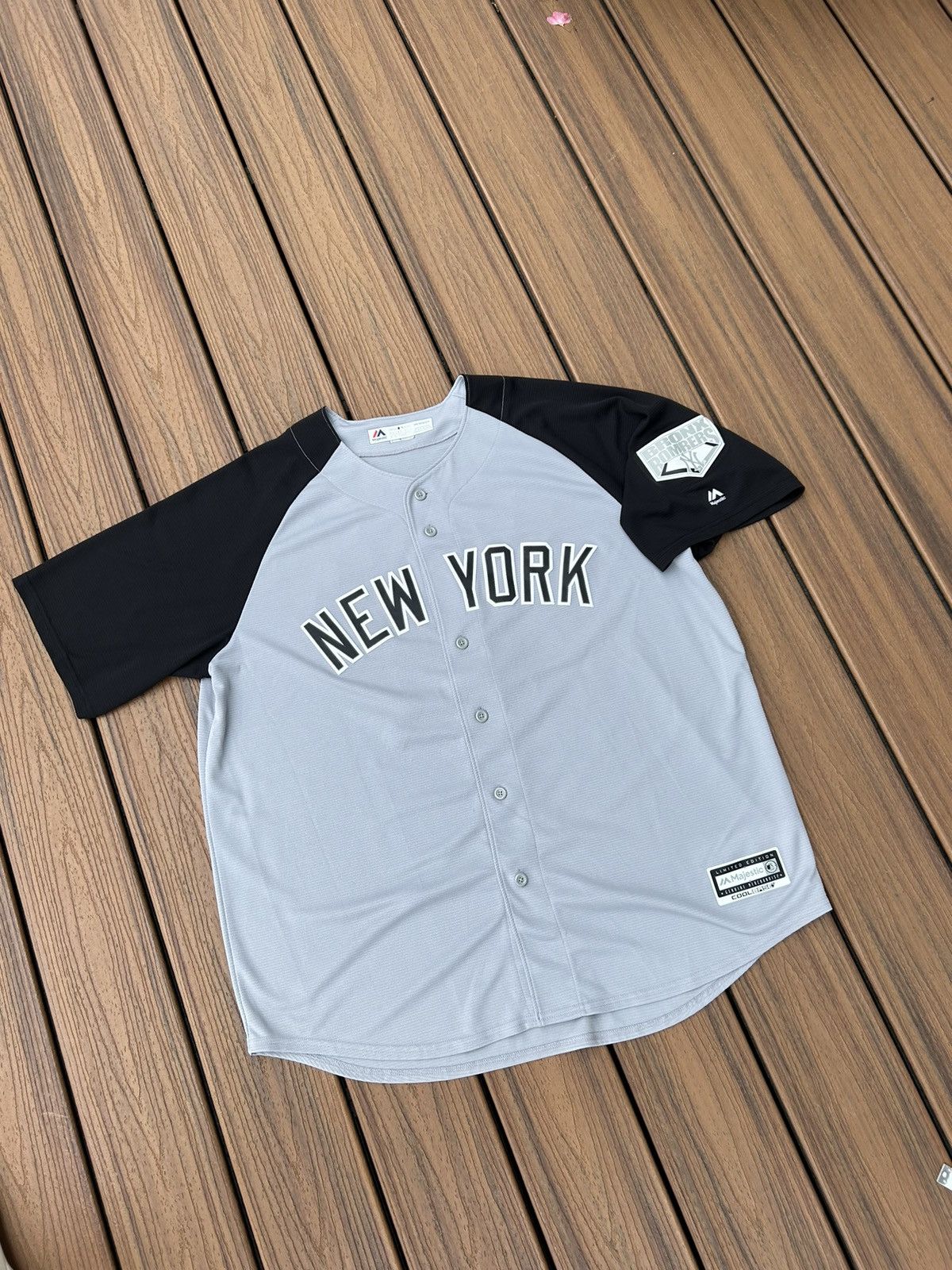 MLB × Majestic × New York Yankees Grey Brett Gardner New York Yankees ...