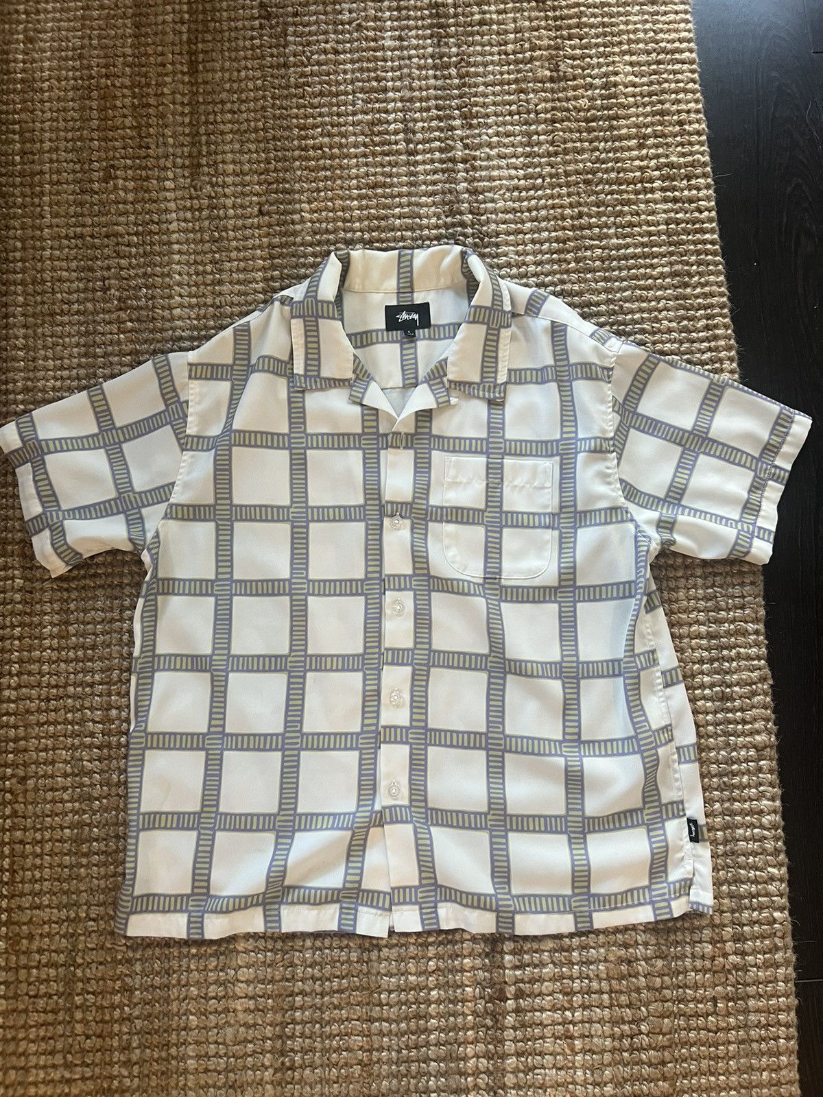 Stussy Stussy Pattern Camp collar | Grailed